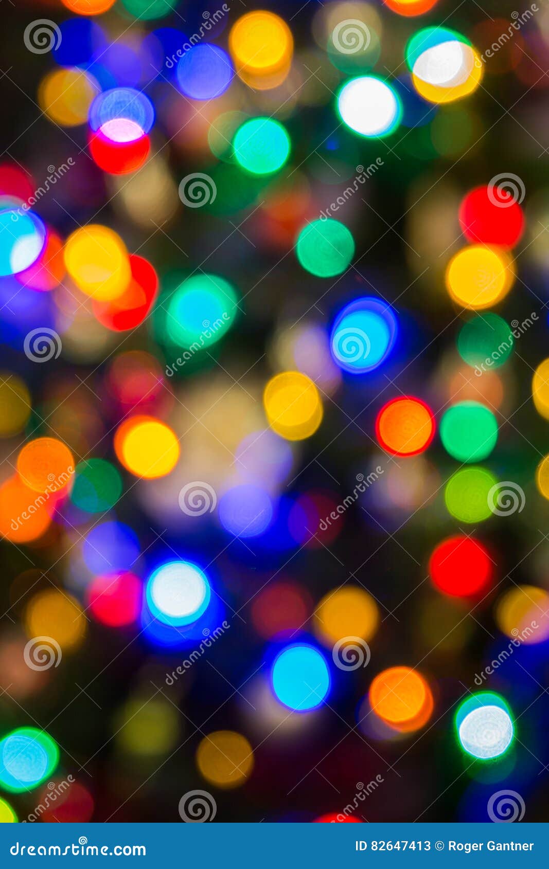 Blurred Christmas Lights stock image. Image of christmas - 82647413