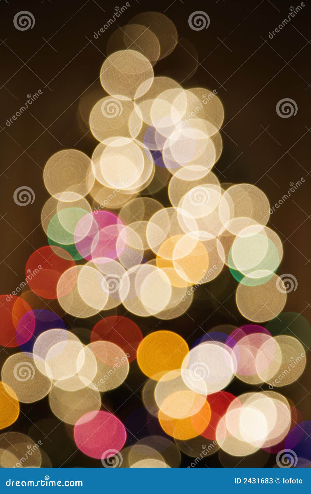 Blurred Christmas Tree Lights. Stock Image - Image of motion ...