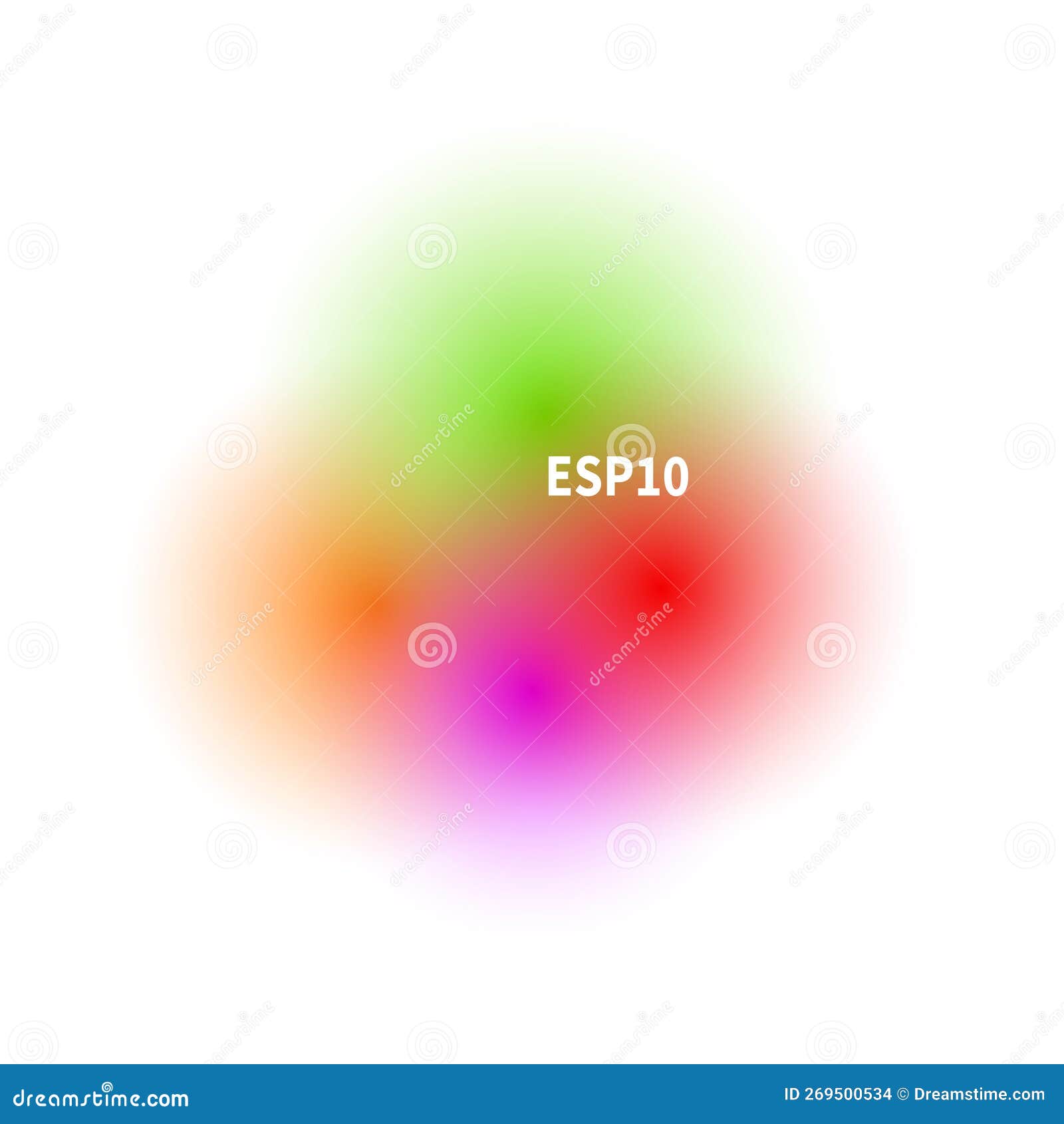 Blurred color spots stock vector. Illustration of color - 269500534