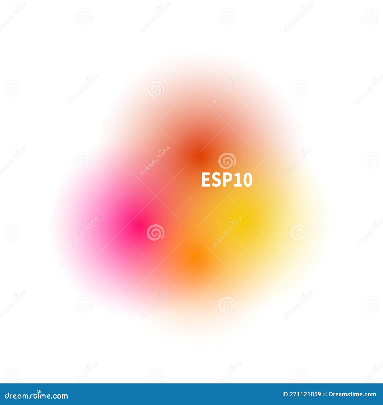 Blurred color spots stock vector. Illustration of fluid - 271121859