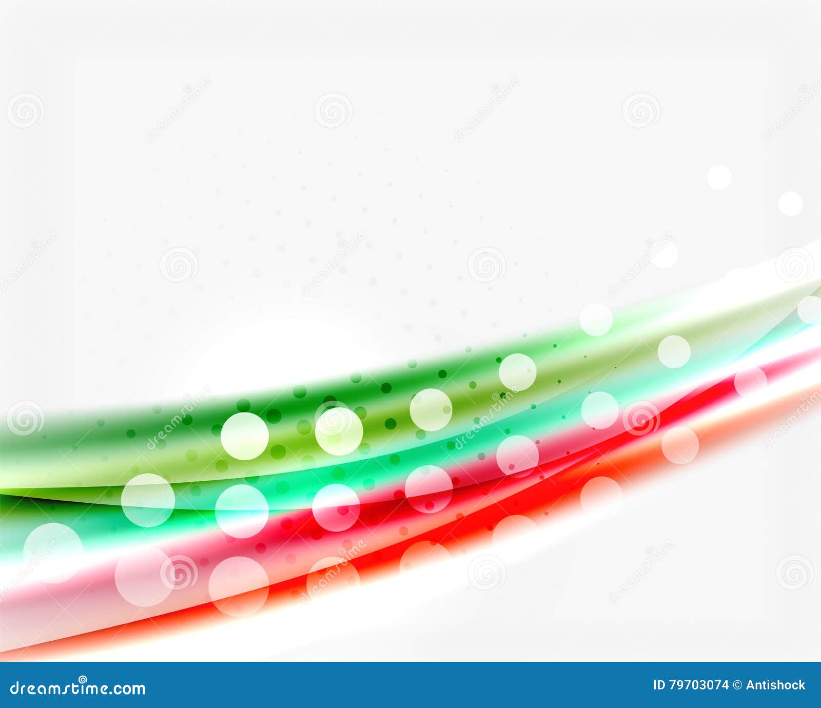 Blurred Color Waves, Lines. Vector Abstract Background Template Stock ...