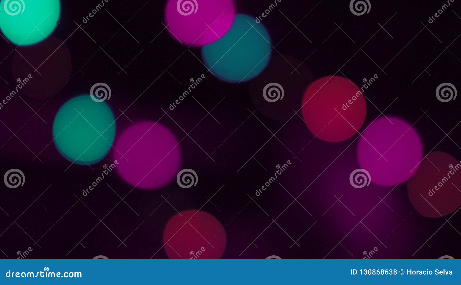 Blurred Colored Lights. Effect of Lights Out of Focus for Designers ...