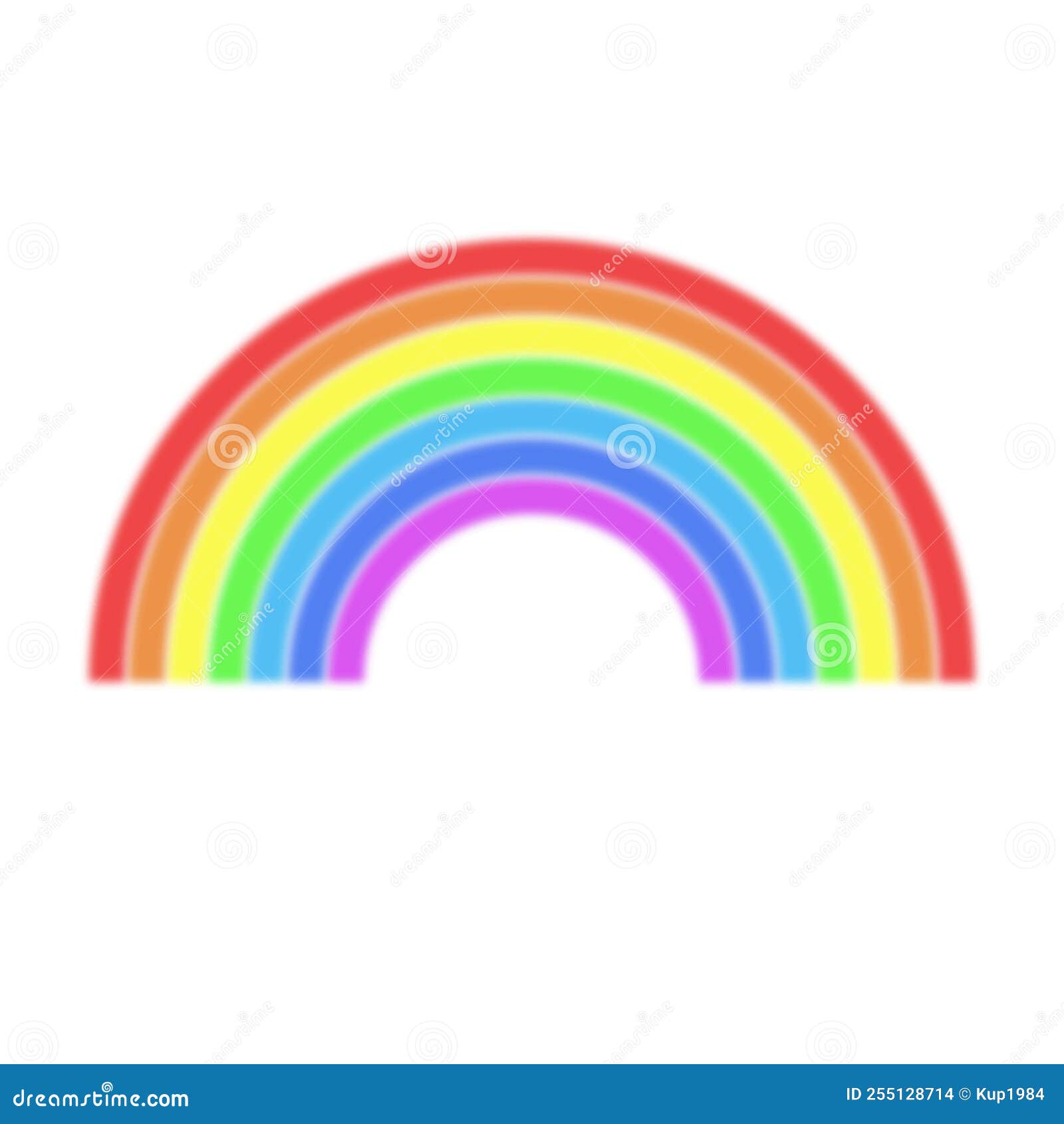 Blurred Colored Rainbow, Vector Illustration Stock Vector ...