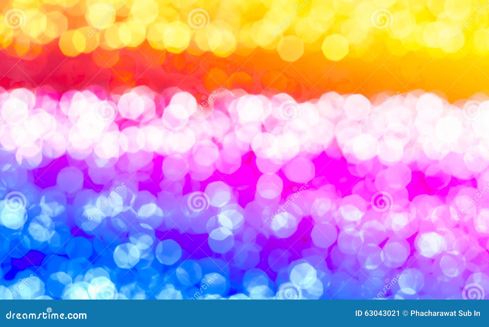 A Blurred Colorful of Bokeh Background. with Colorful Filter Stock ...