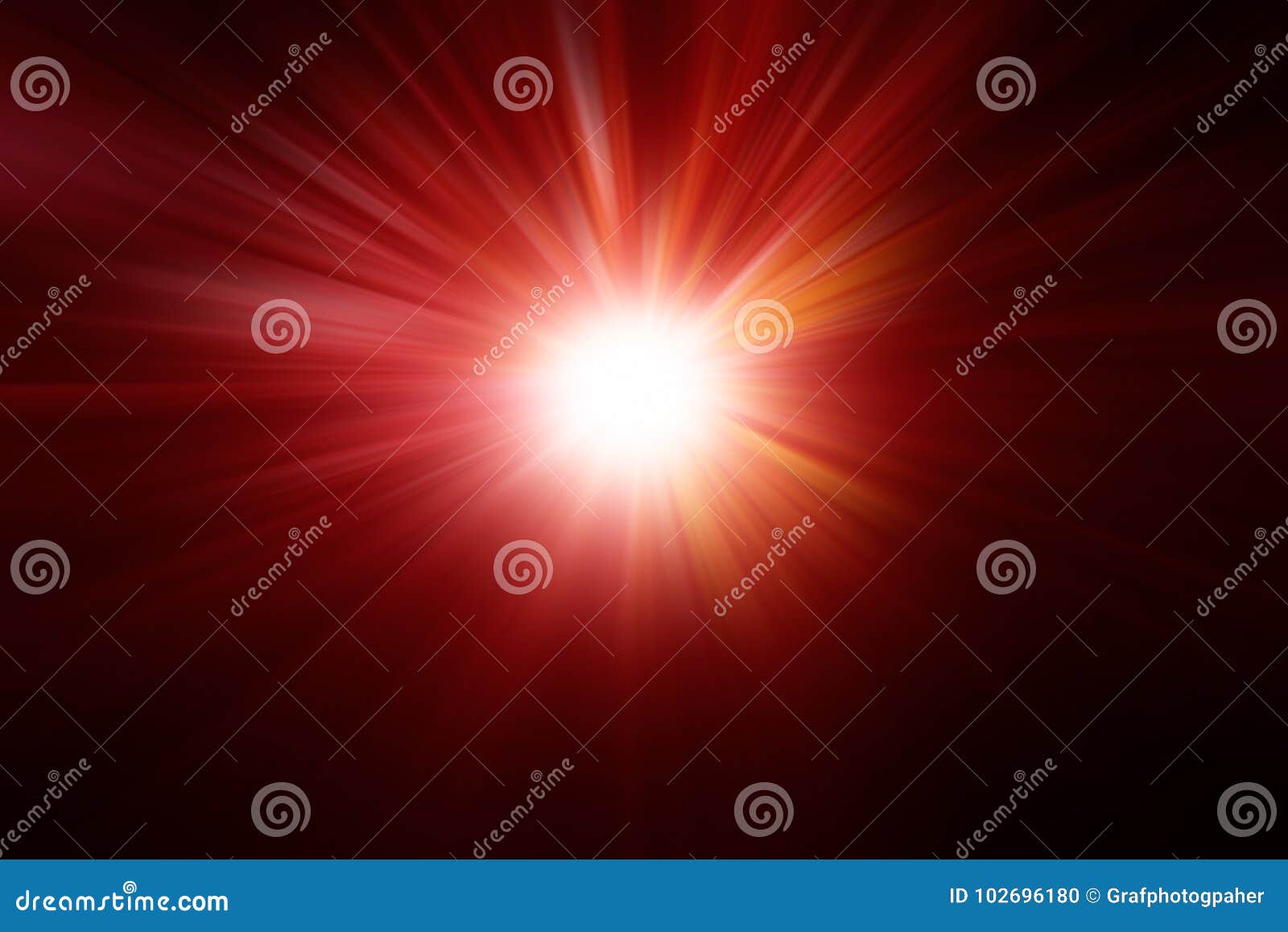 Blurred Composition with Radial Light Rays Flash Ligh Stock Photo ...