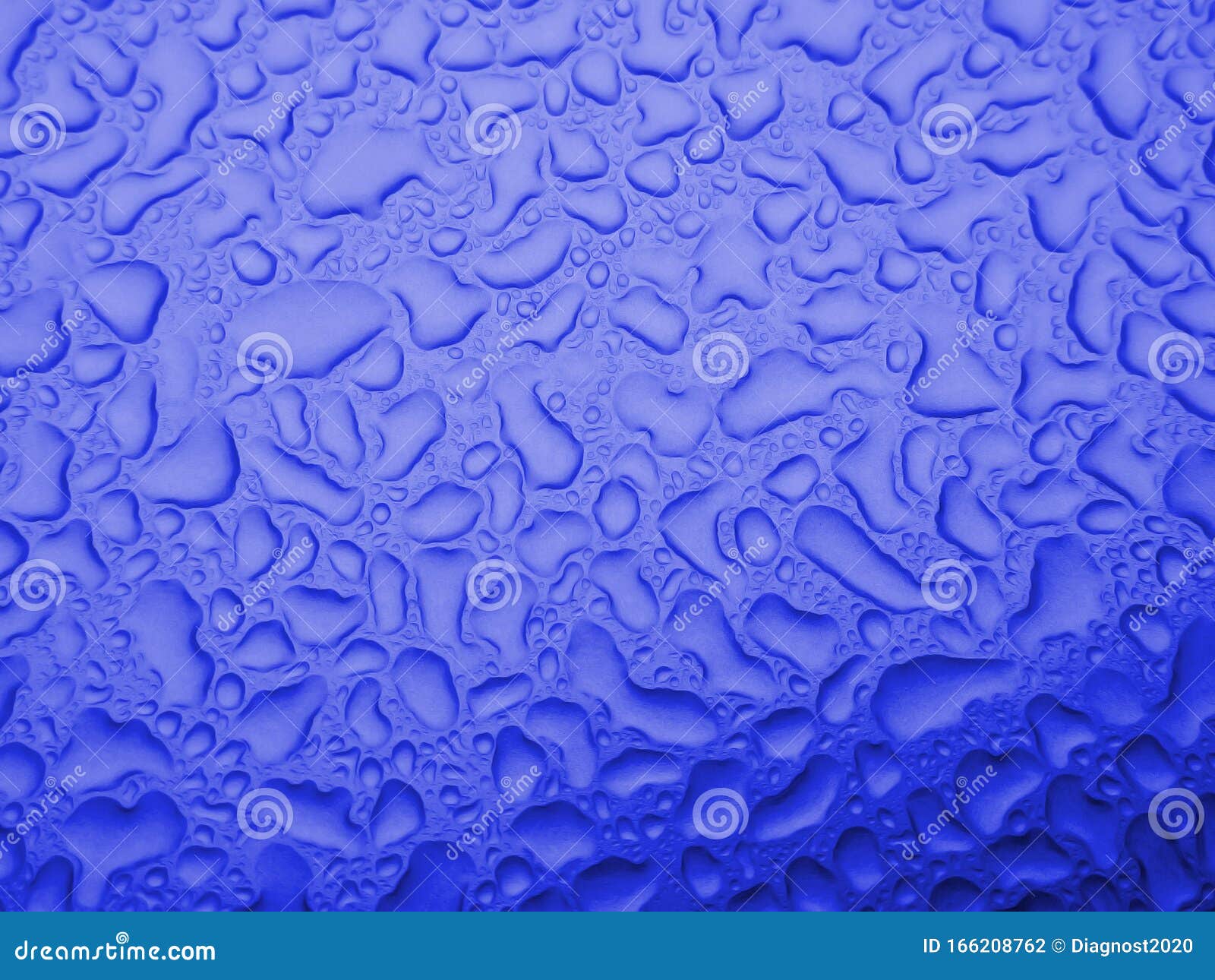 Blurred Defocused Blue Abstract Texture Dew Drops Water Background ...