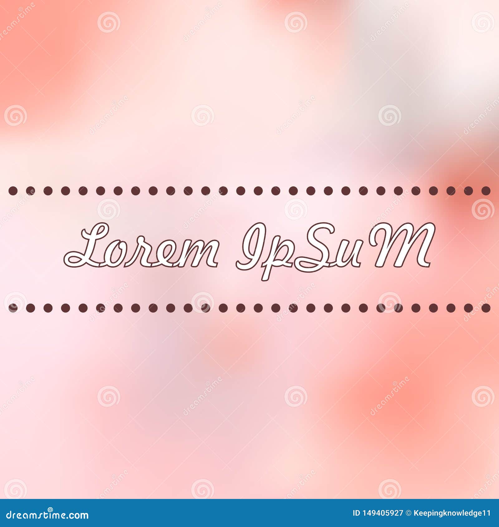 Blurred Dim Pink Background with Bright Tangerine Spots, Paint Stains ...