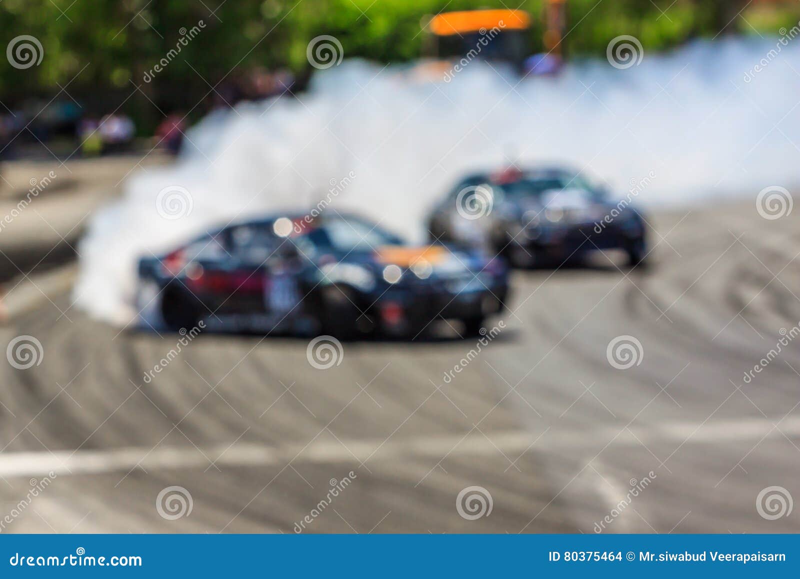 Blurred Drifting Car on Track Stock Photo - Image of modified ...