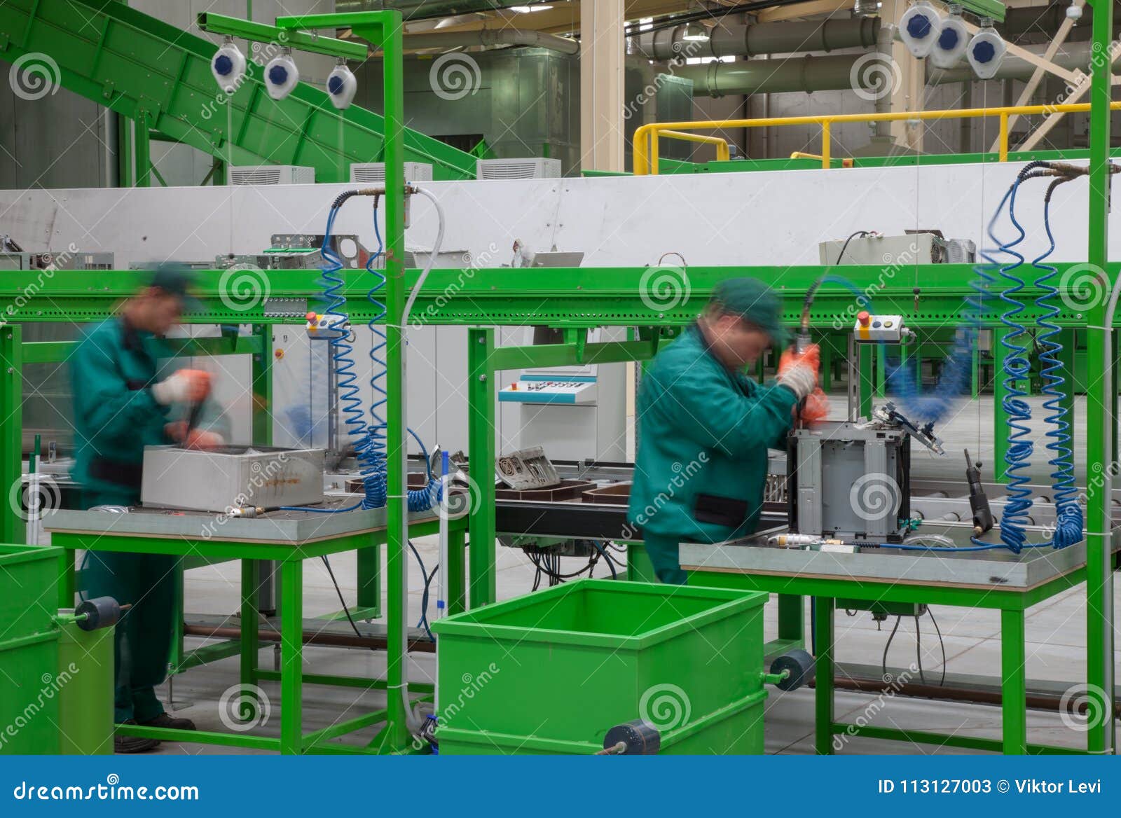 Recycling Plant Computers stock image. Image of plant - 113127003