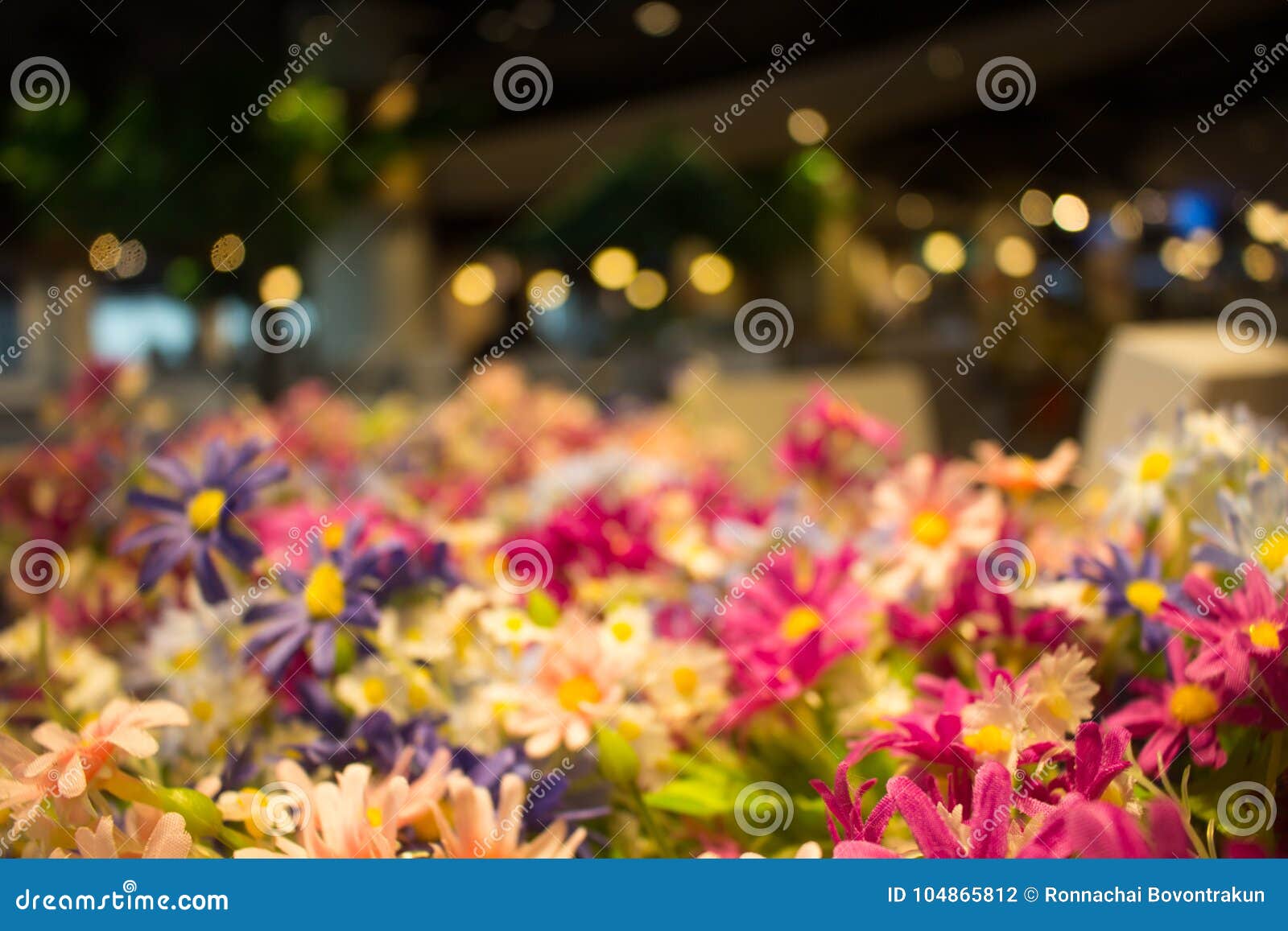 Blurred flowers background stock photo. Image of effect - 104865812