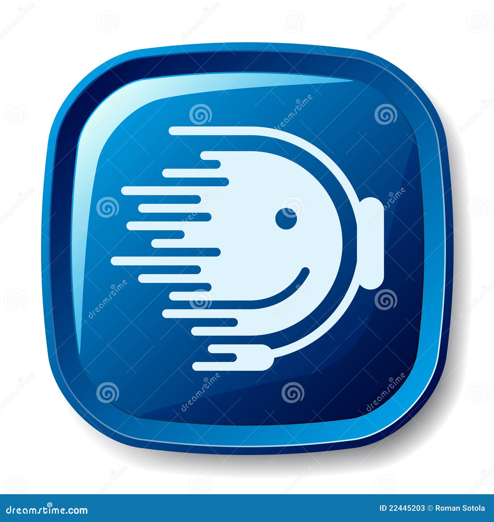 Blurred Flowing Support Icon Stock Vector - Illustration of graphic ...