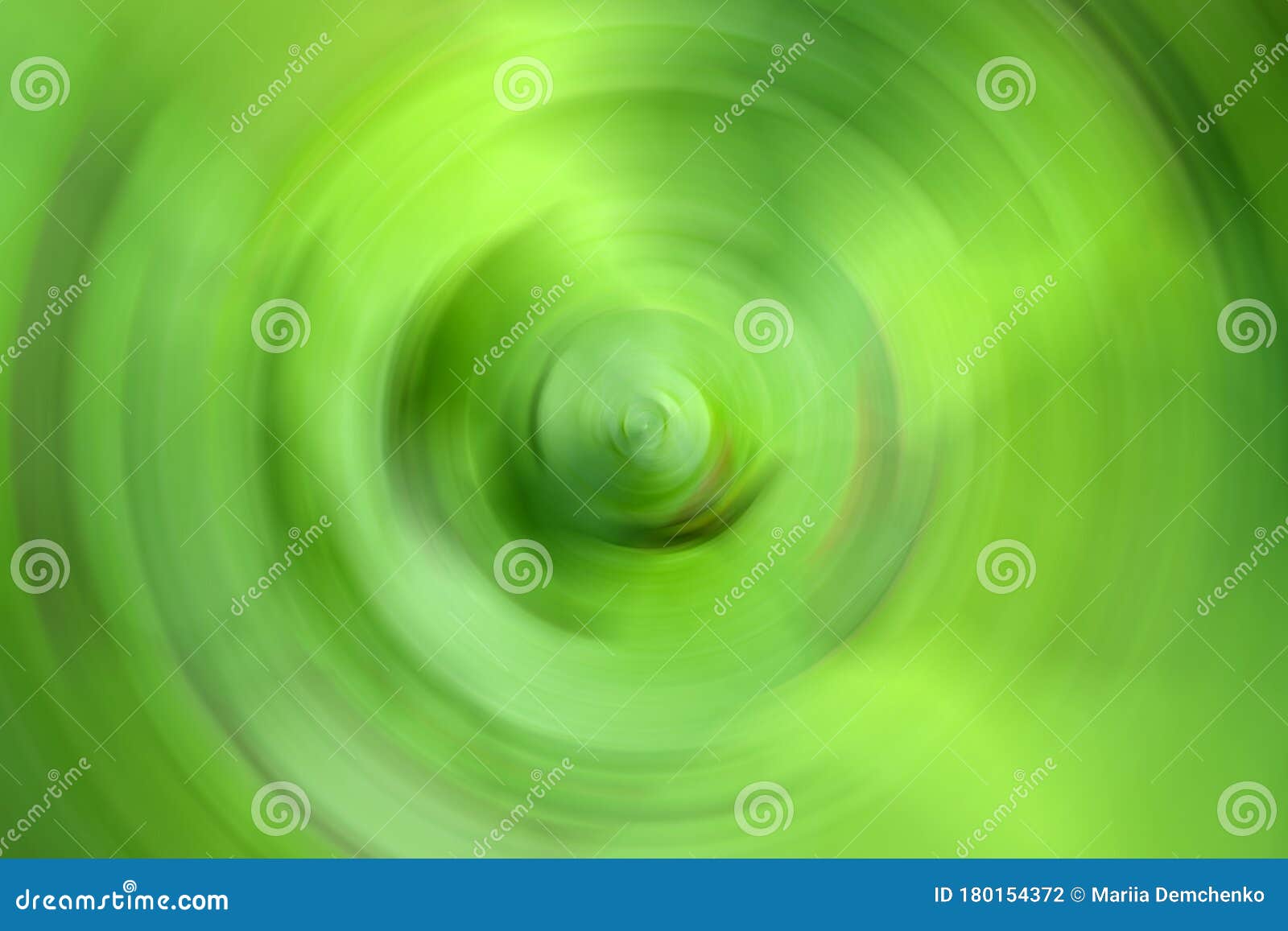 Blurred Gradient Radial Motion Green Abstract Background. Mixed ...