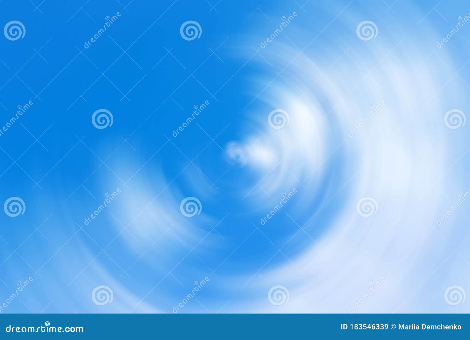 Blurred Gradient Radial Motion Light Blue and White Background. Mixed ...