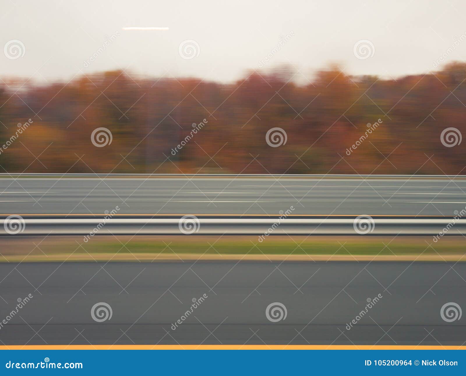 Blurred Highway Curve Lane Stock Photography | CartoonDealer.com #77036864