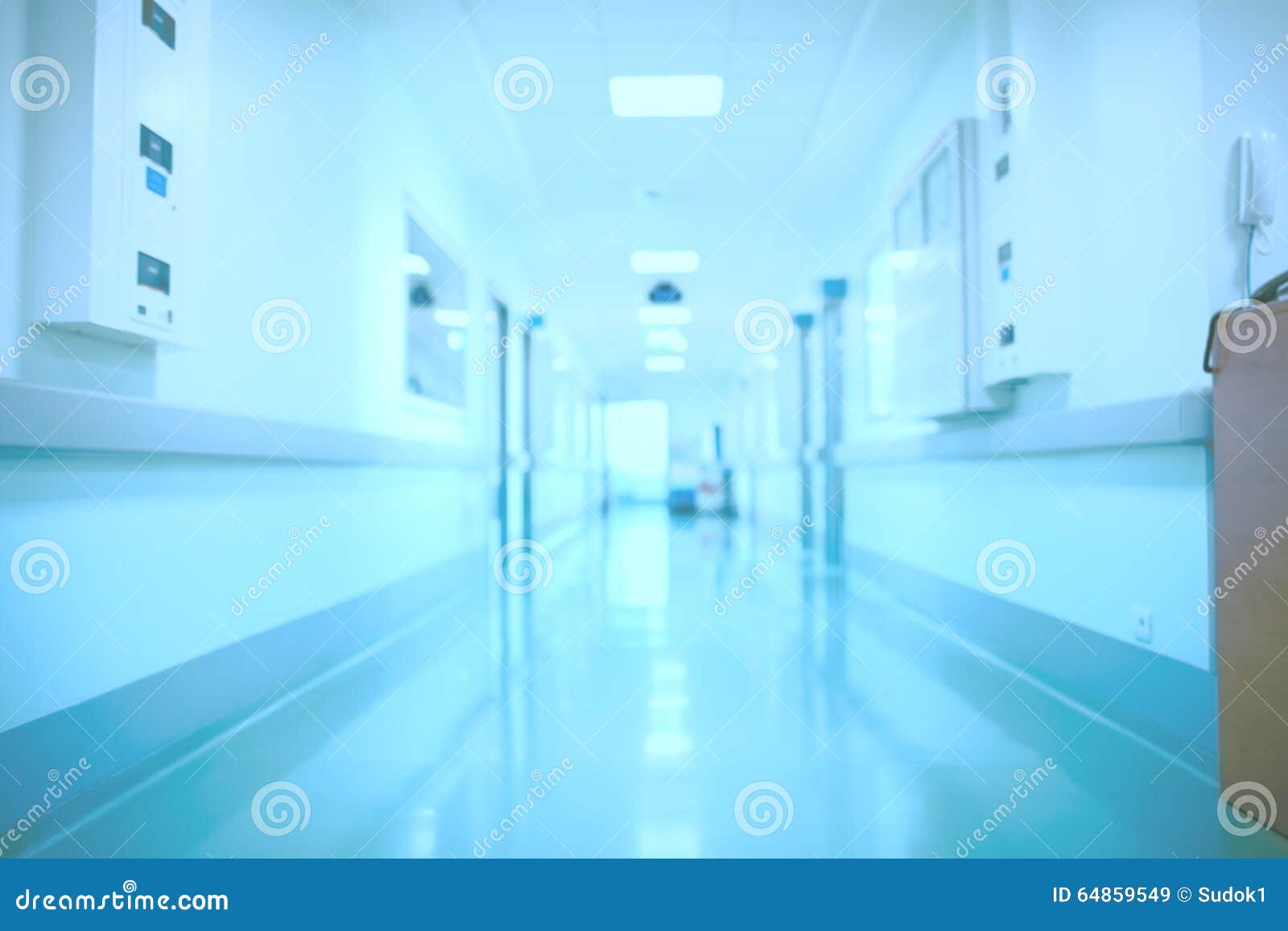 Blurred Hospital Interior As a Medical Background Stock Image - Image ...