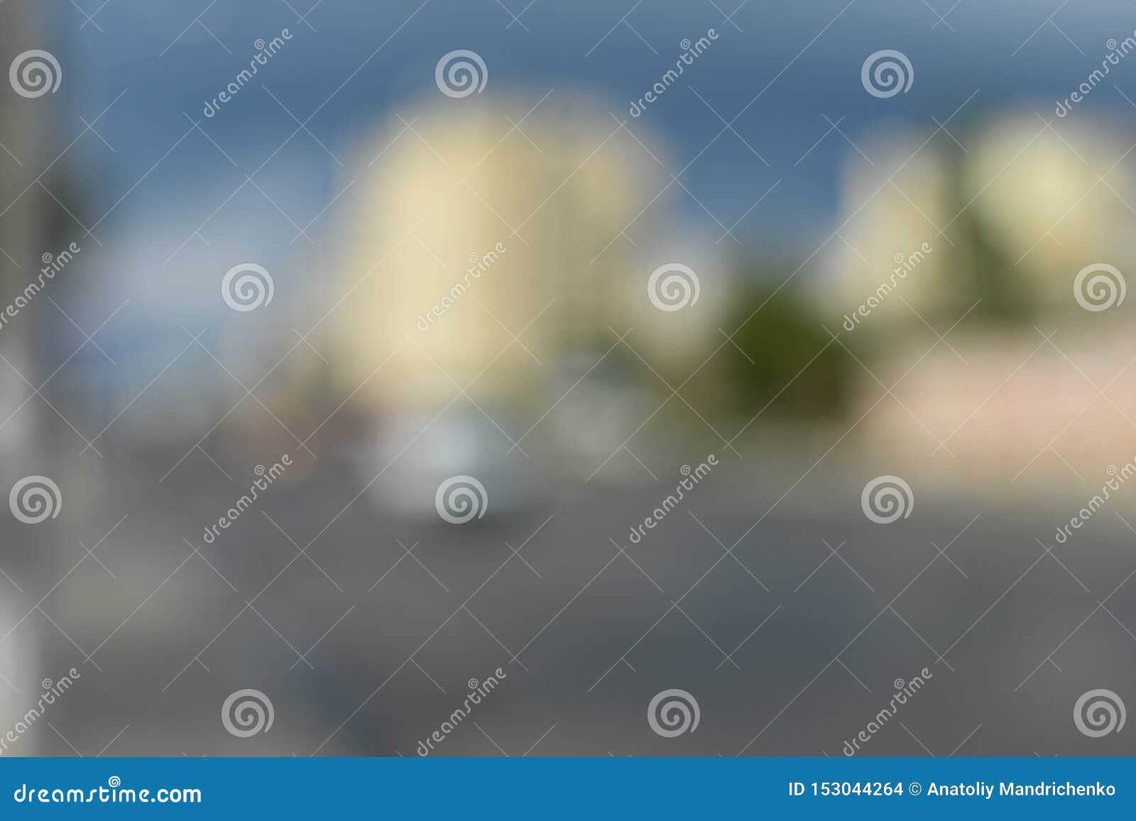Blurred Image of City Street Stock Photo - Image of defocused, city ...