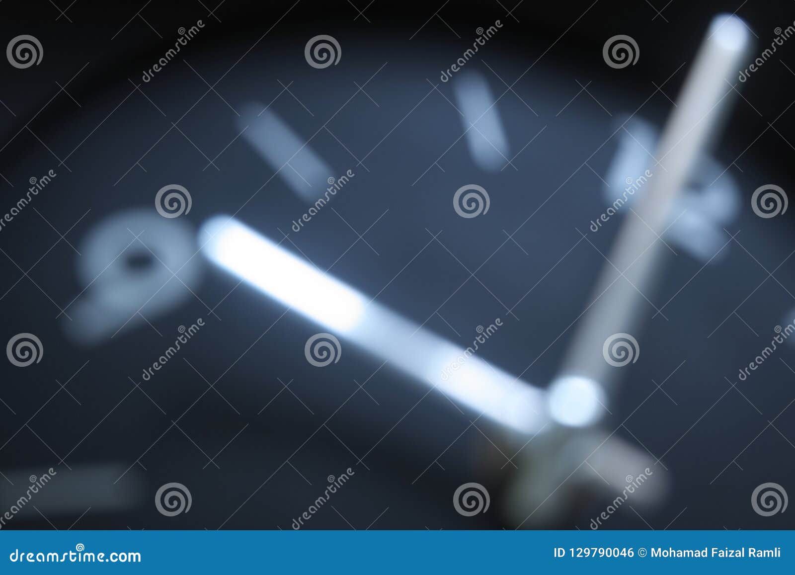 Blurred Image of Clock Background Showing 9 O Clock Stock Photo - Image ...