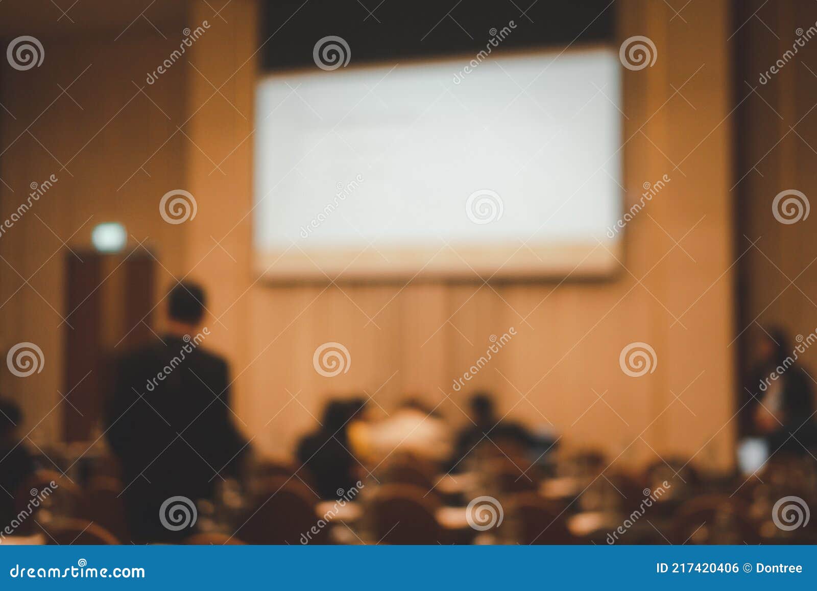 Blurred Image of People Sitting in Conference Room for Seminar and ...