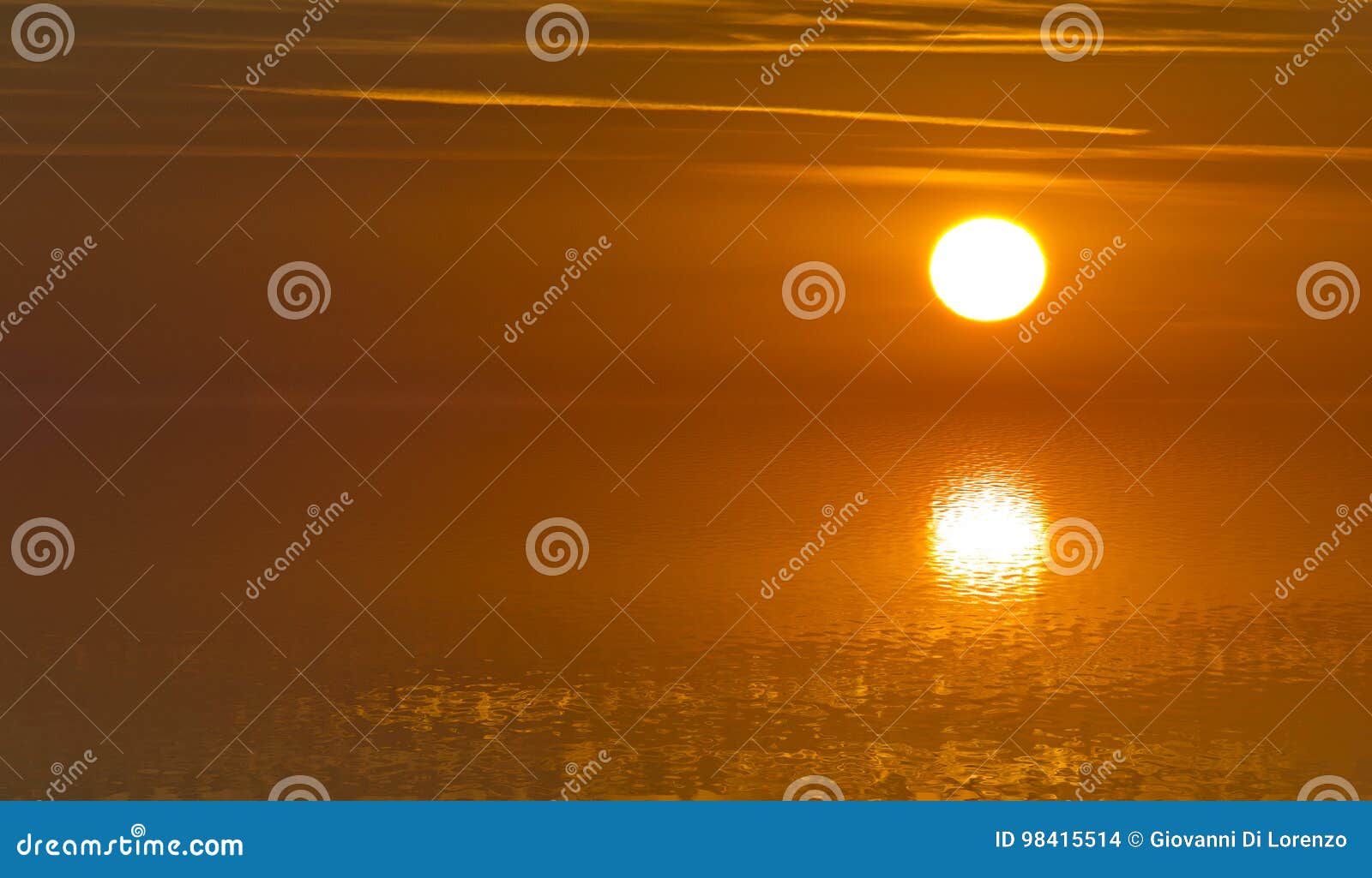 Blurred Image of Reflections of Sun Light on a Water Surface with ...