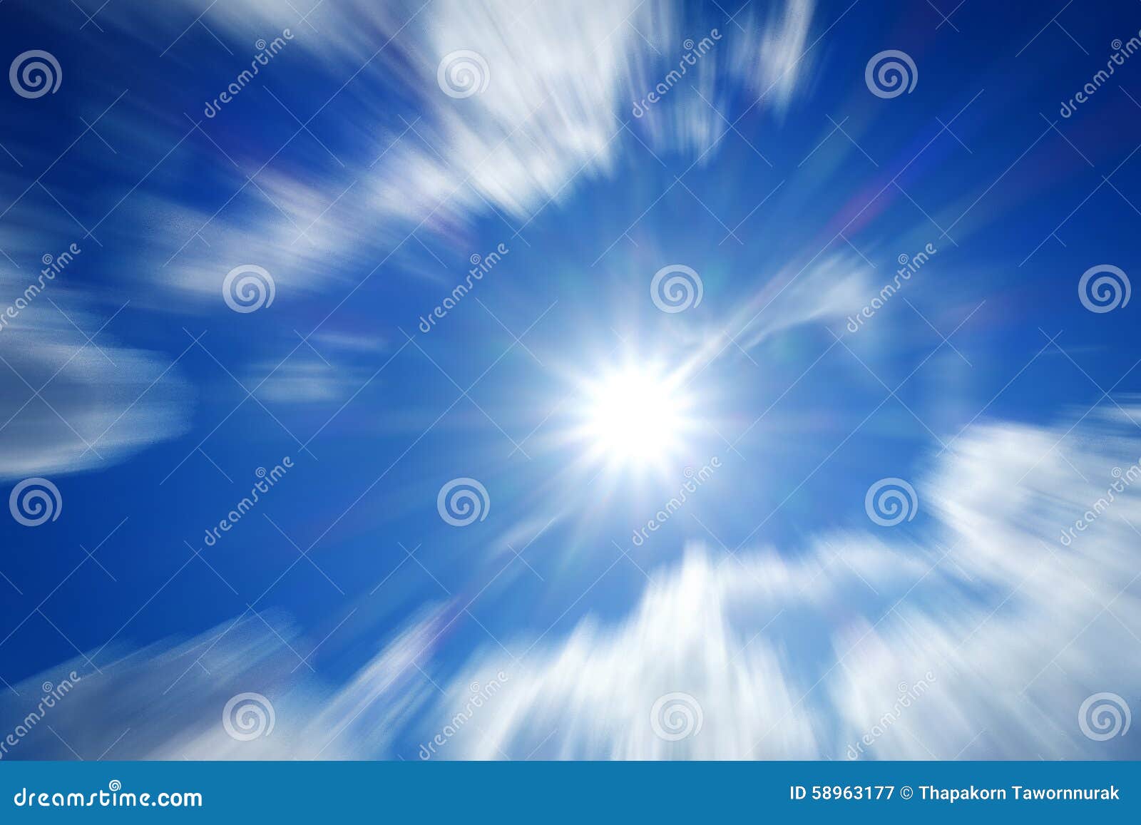 Blurred Image of the Sun on Sky Stock Image - Image of blur, beautiful ...
