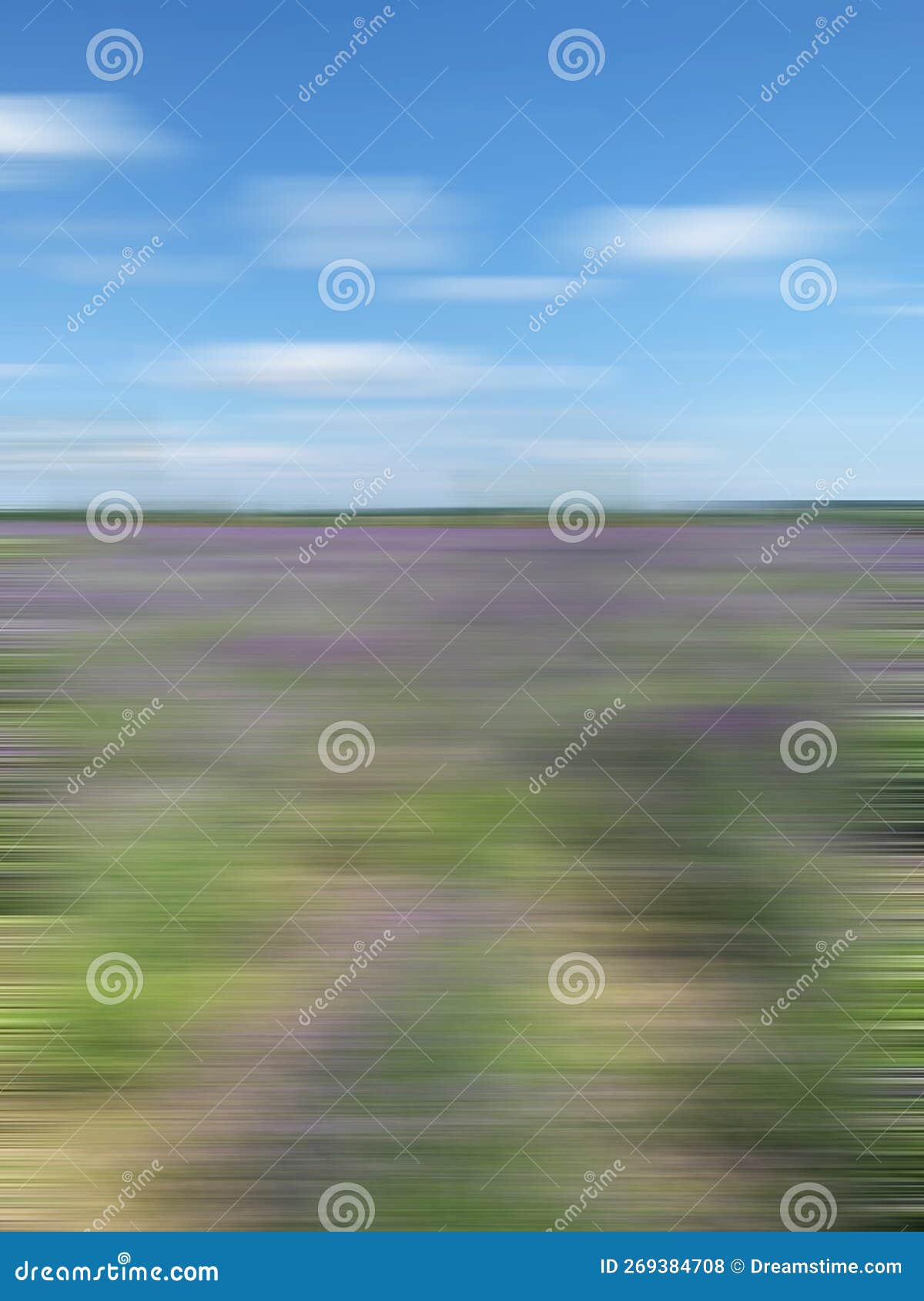 A Blurred Landscape in Motion. a Futuristic Vertical Background. Stock ...
