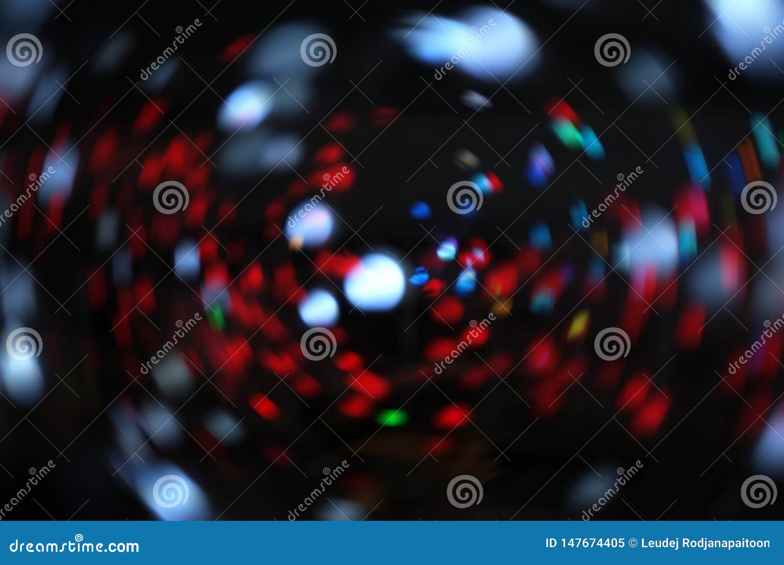 Blurred LED Screen Closeup. Glowing Threads In A Color Spectrum On A ...