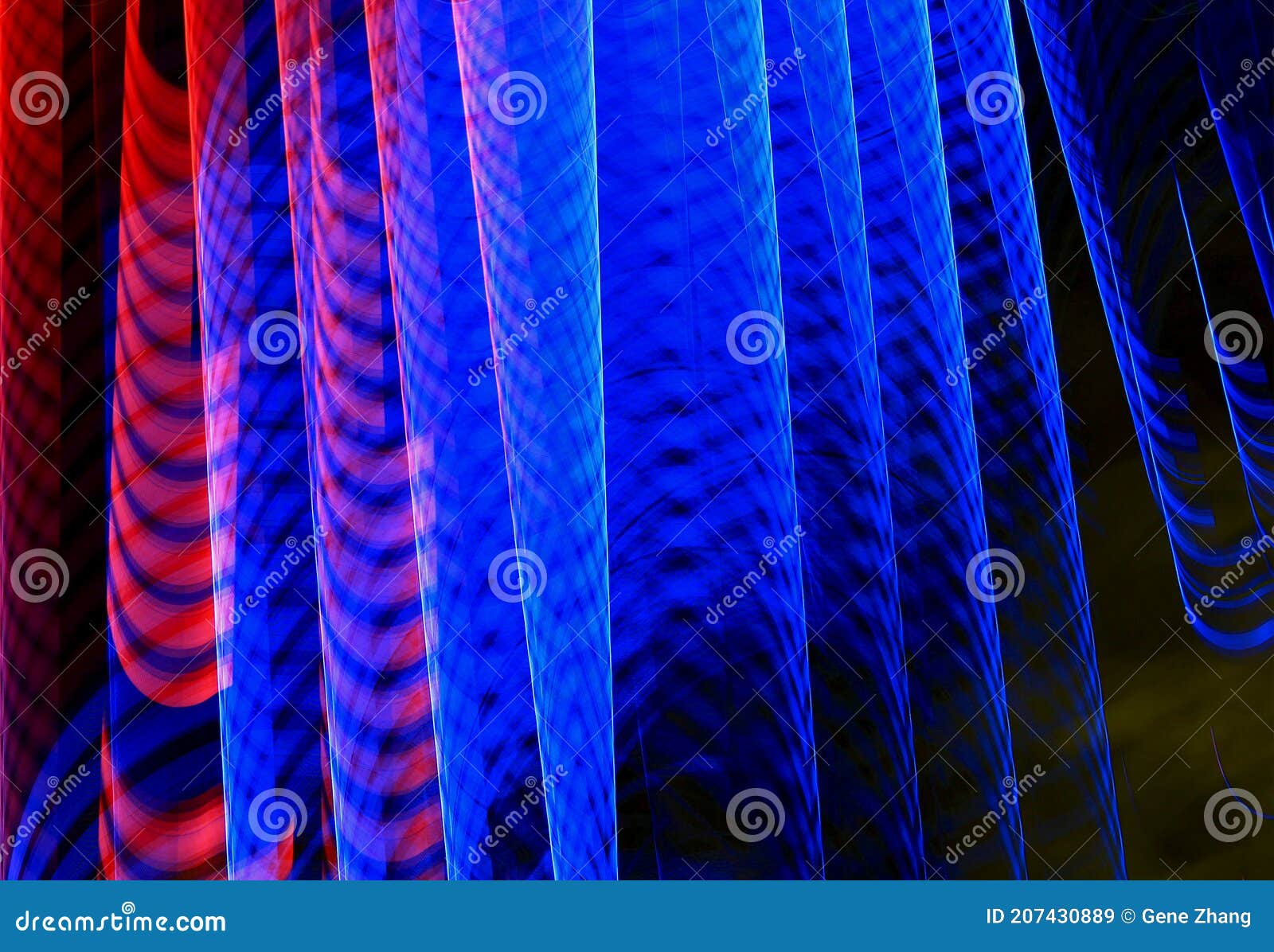 Blurred Light Effect in Blue and Red Stock Image - Image of colorful ...