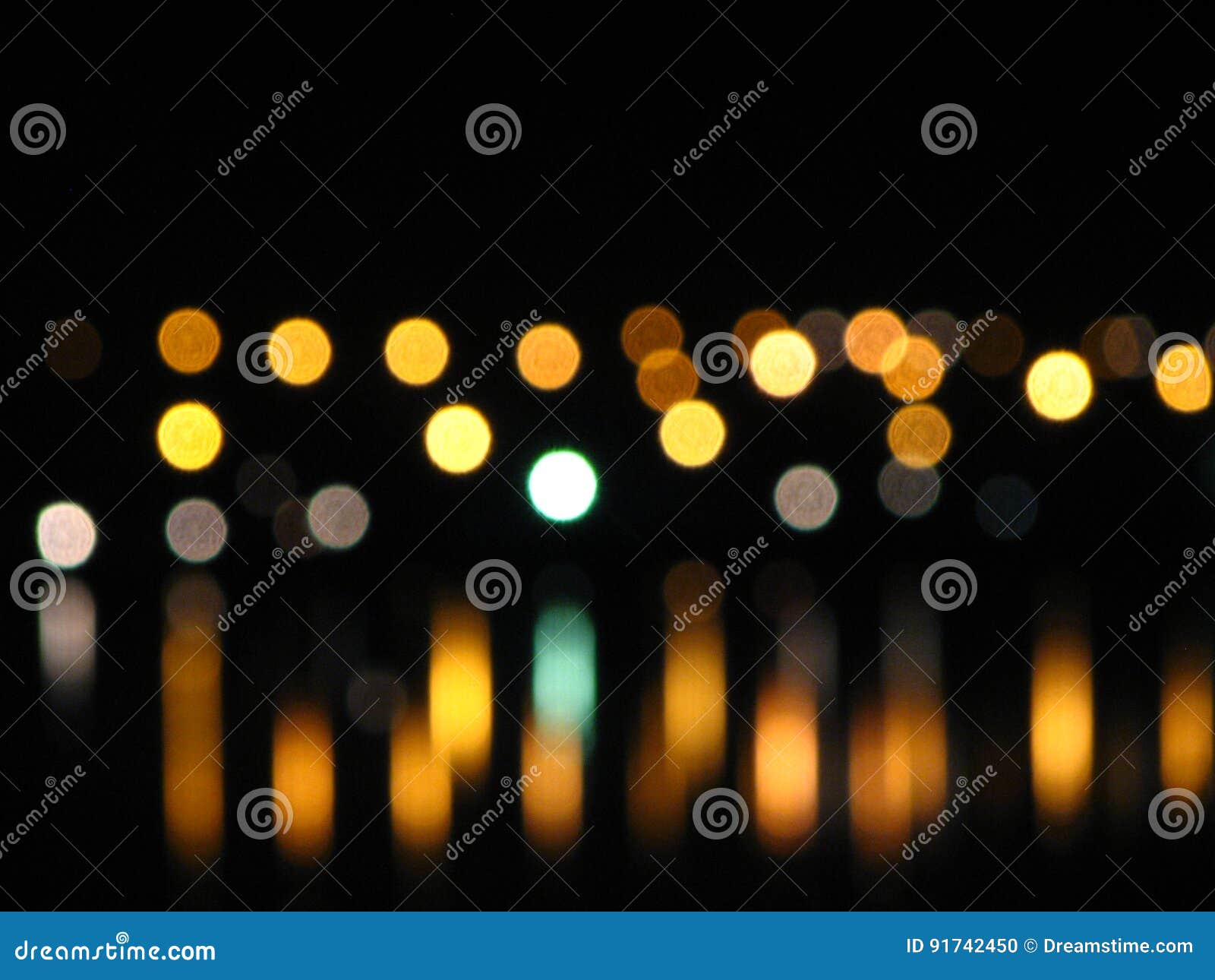 Blurred lights stock photo. Image of night, numerous - 91742450