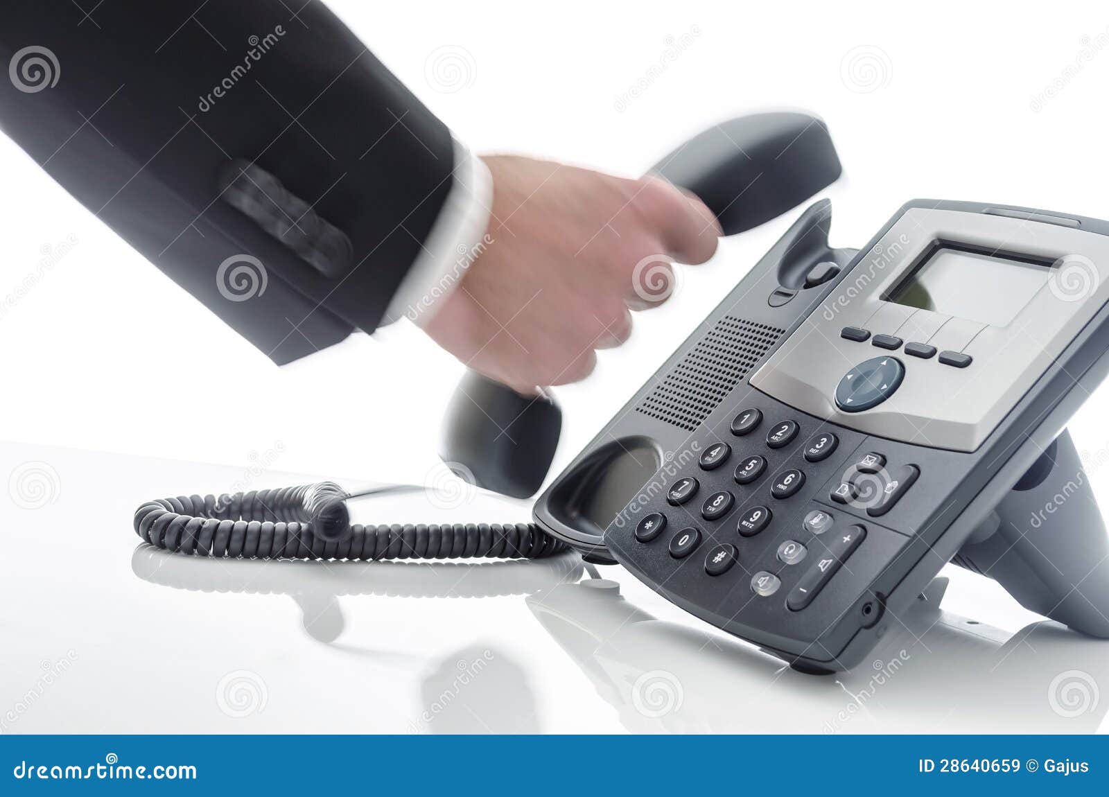Blurred Male Hand Using a Phone Stock Image - Image of career, phone ...