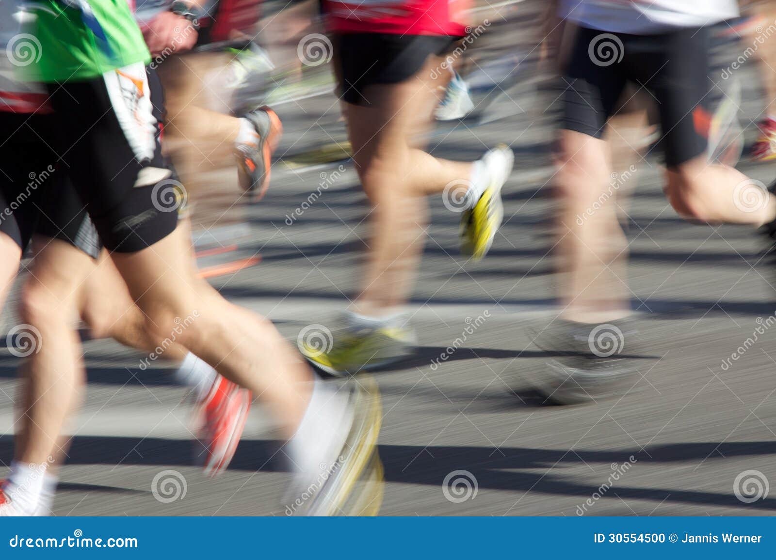 Blurred Marathon Runners stock photo. Image of runners - 30554500