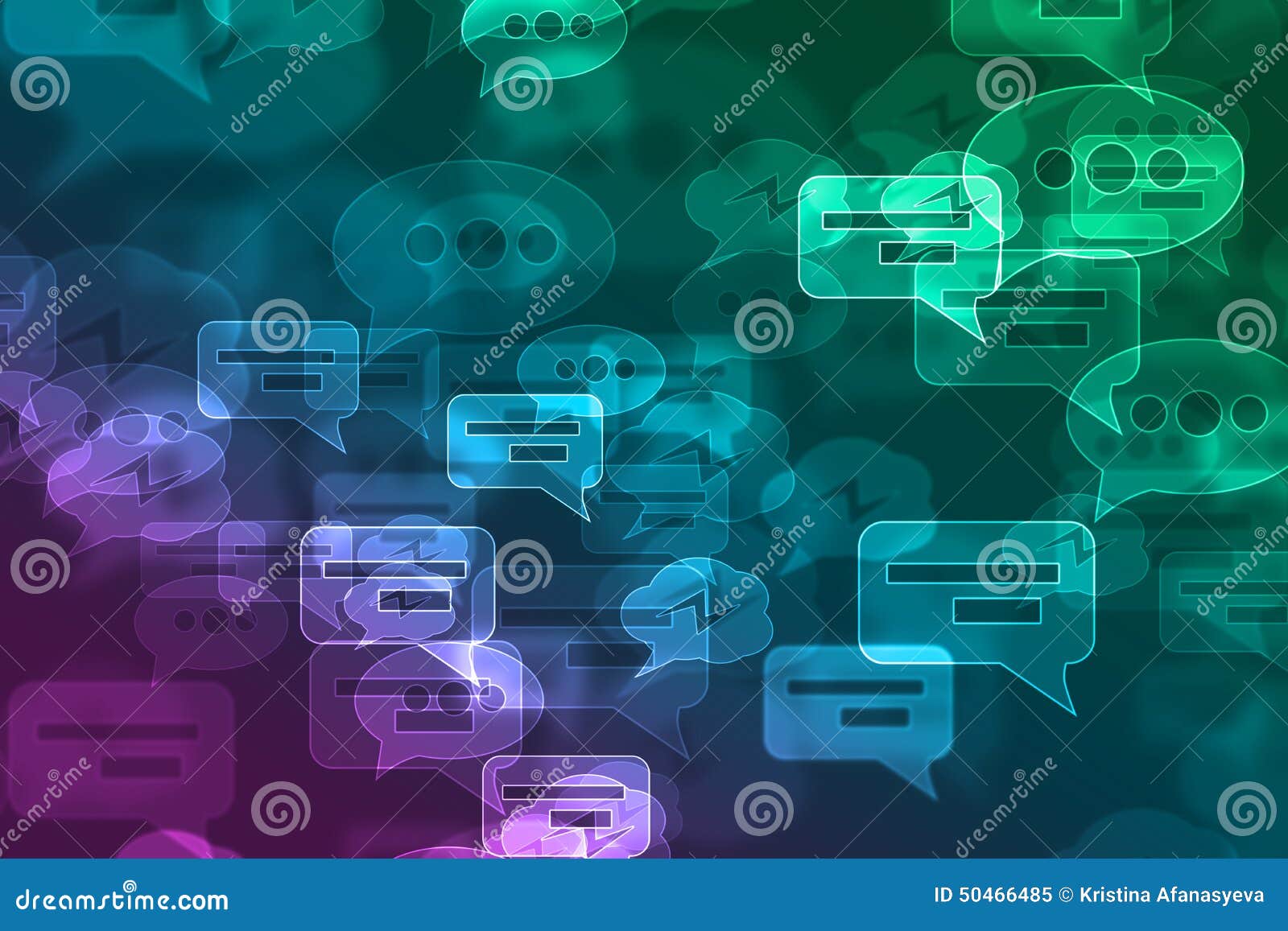 Blurred Message Signs Sparkles Defocused Background Stock Illustration ...