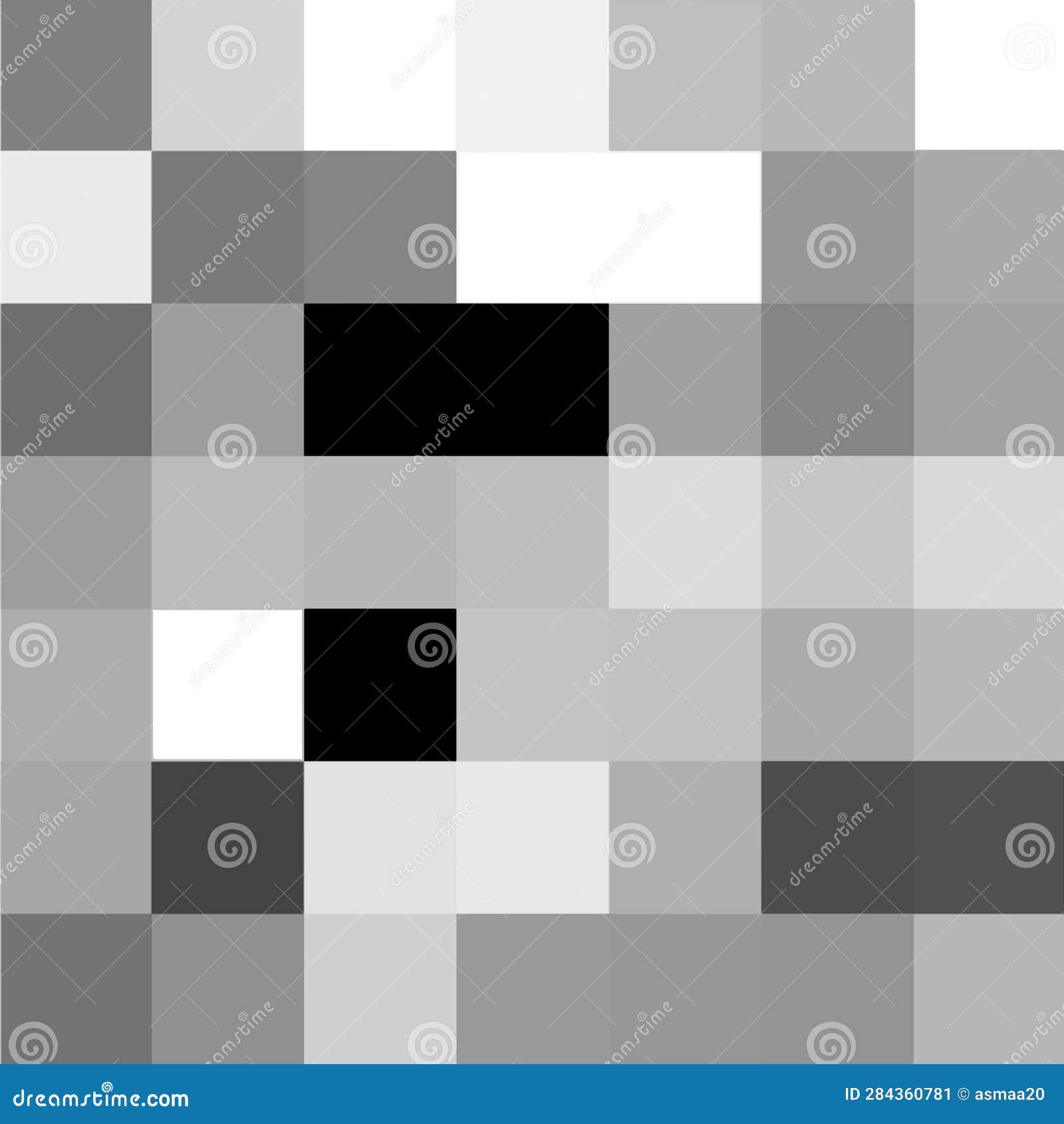 Blurred Mosaic, Censor Blur Effect Texture Stock Illustration ...
