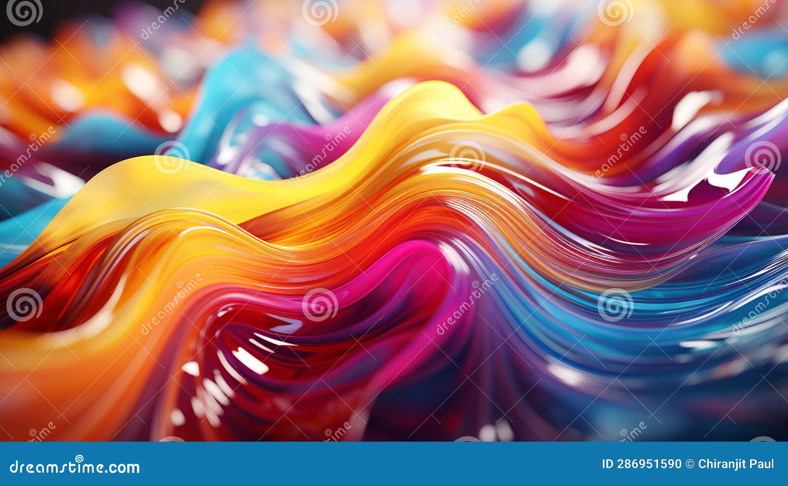 Blurred Motion Mixed with Bright Psychedelic Colors Stock Illustration ...