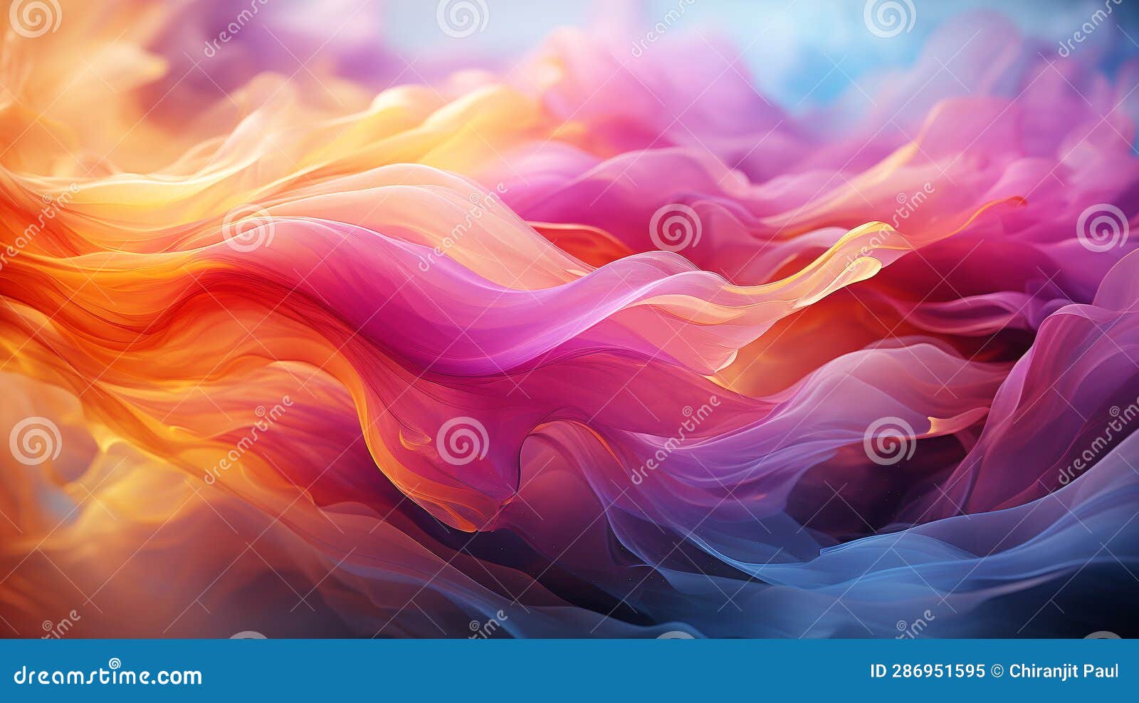 Blurred Motion Mixed with Bright Psychedelic Colors Stock Illustration ...