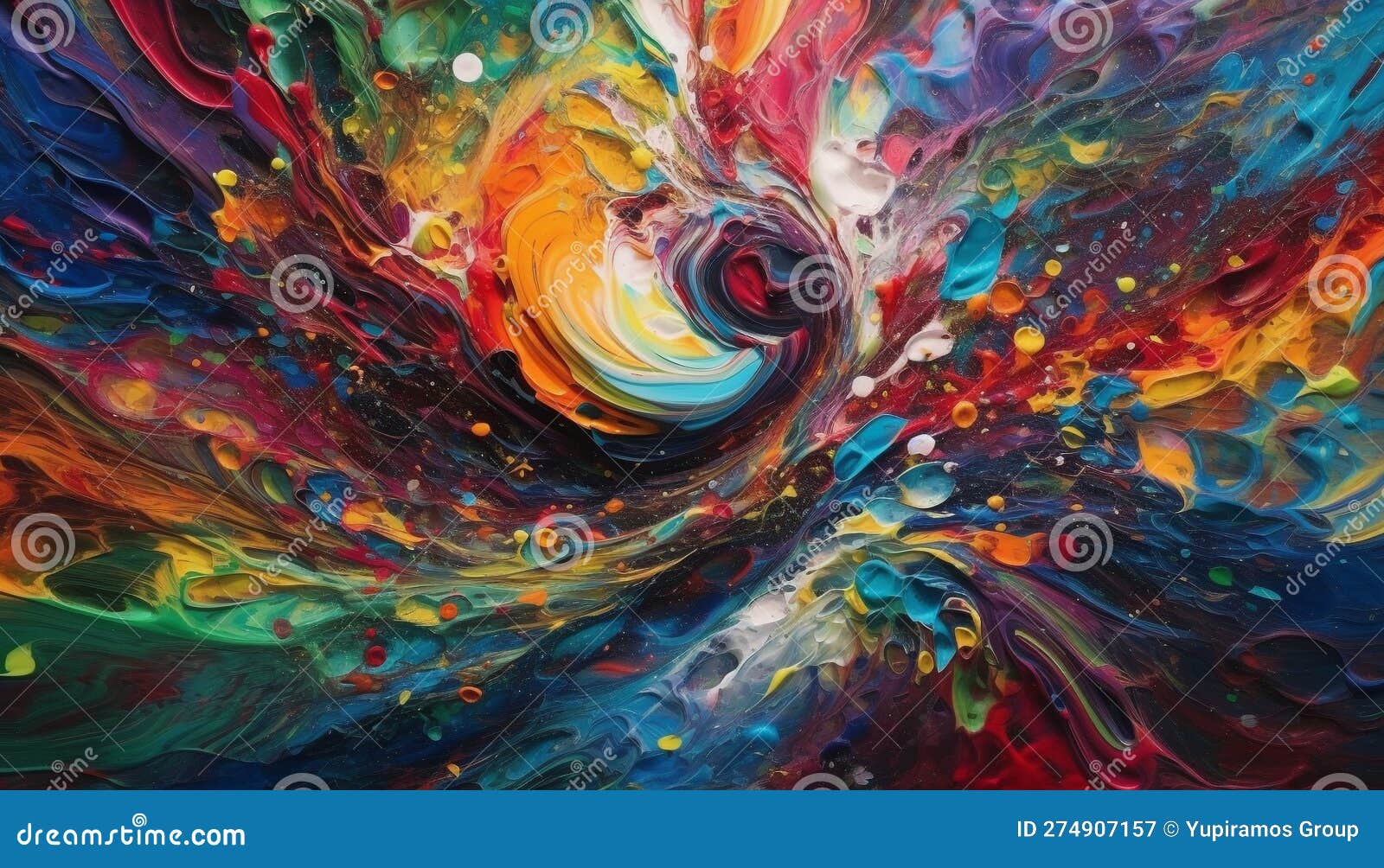 Blurred Motion Mixed with Bright, Psychedelic Colors Generated by AI ...