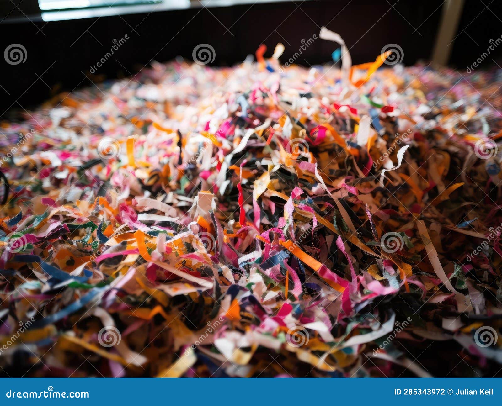 Blurred Motion of Paper Shredder in Action Stock Illustration ...