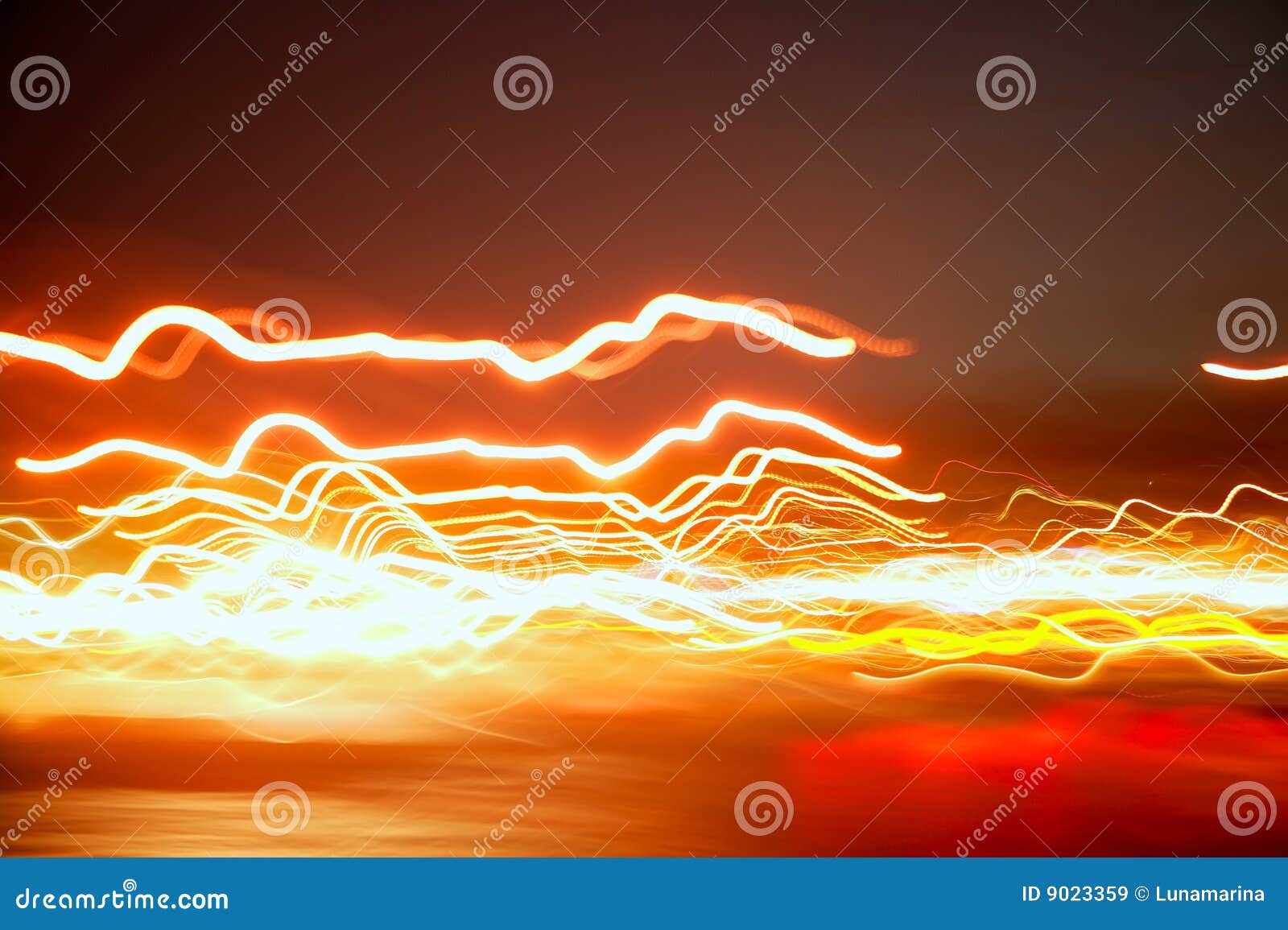 Blurred Night Red City Lights Moving Stock Image - Image of movement ...
