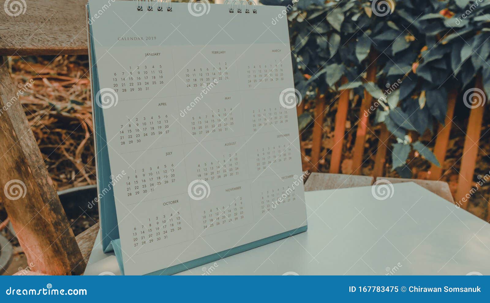 Blur Old Calendar in Dark Tone Stock Image - Image of blank, reminder ...