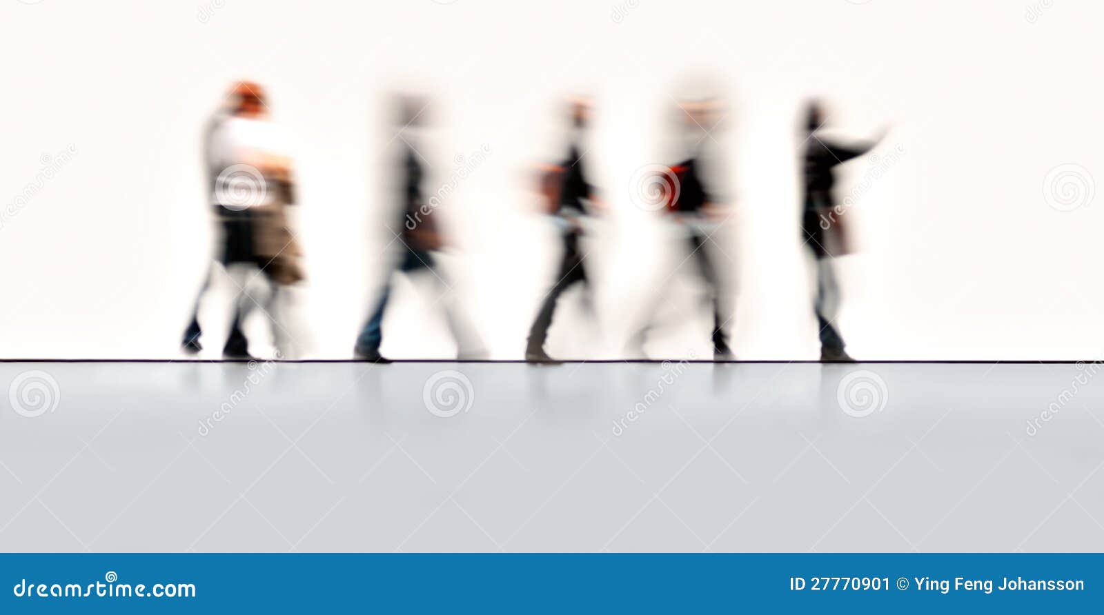 Blurred Person Walking