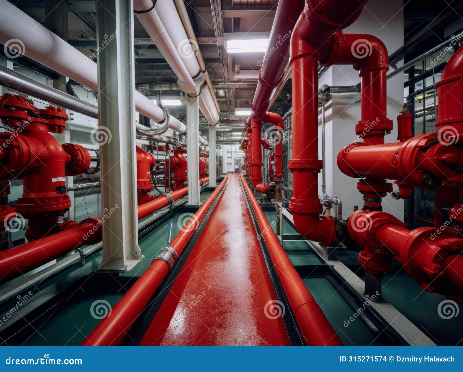 Blurred of Pipes Inside the Building, the Building System Stock Photo ... Blurred of Pipes Inside the Building, the Building System Stock Photo ...