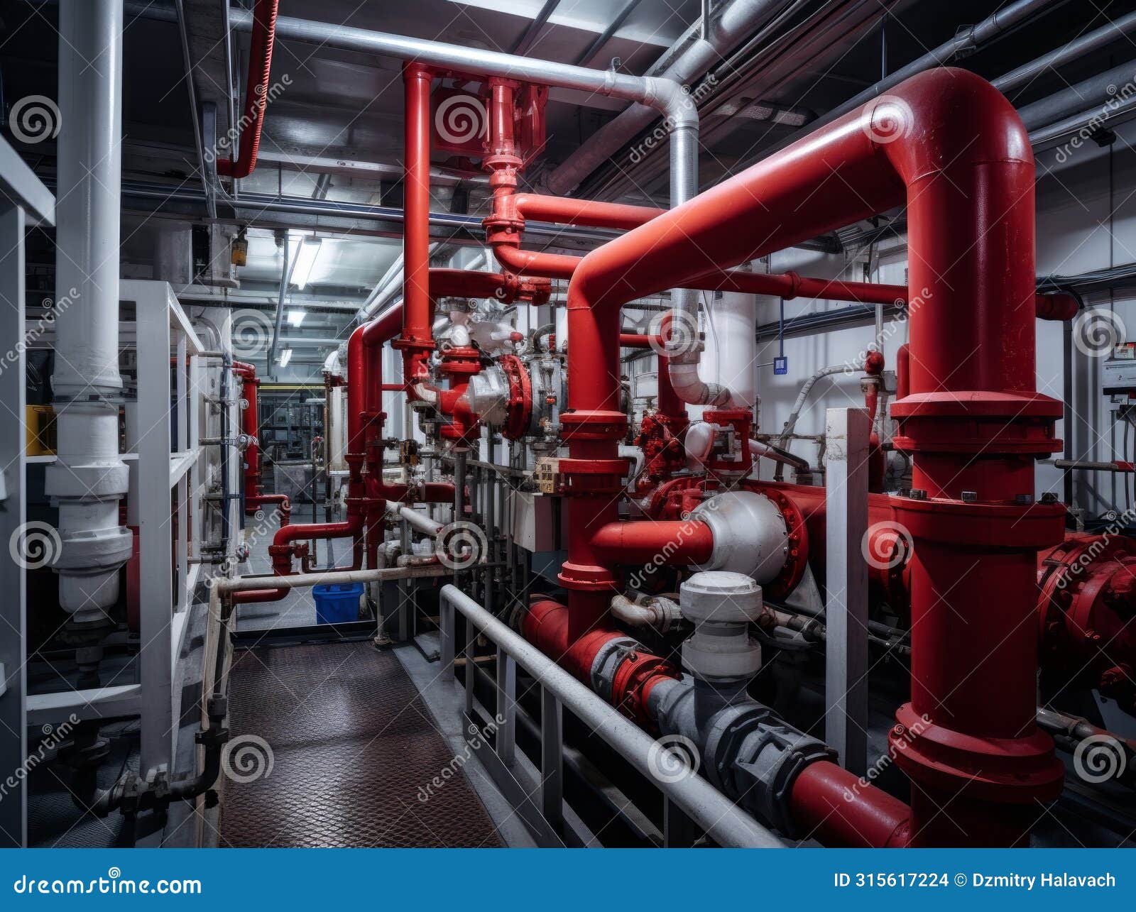 Blurred of Pipes Inside the Building, the Building System Stock Photo ... Blurred of Pipes Inside the Building, the Building System Stock Photo ...