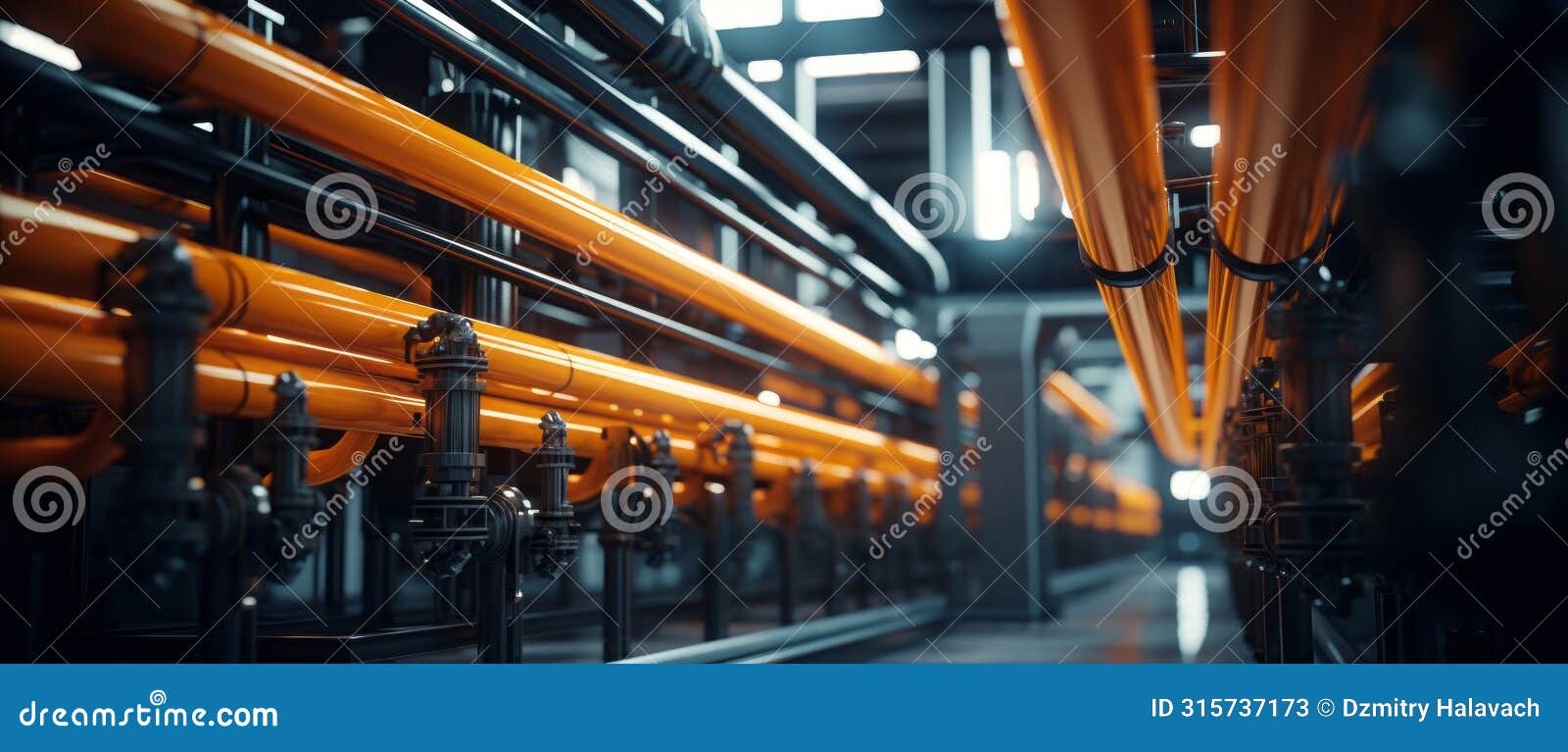 Blurred of Pipes Inside the Building, the Building System Stock Image ... Blurred of Pipes Inside the Building, the Building System Stock Image ...