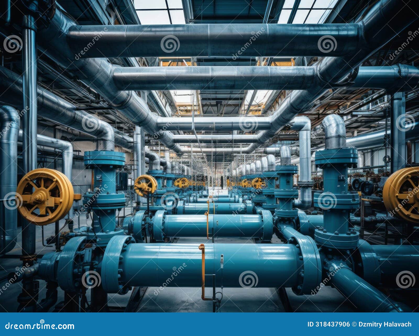 Blurred of Pipes Inside the Building, the Building System Stock Photo ... Blurred of Pipes Inside the Building, the Building System Stock Photo ...