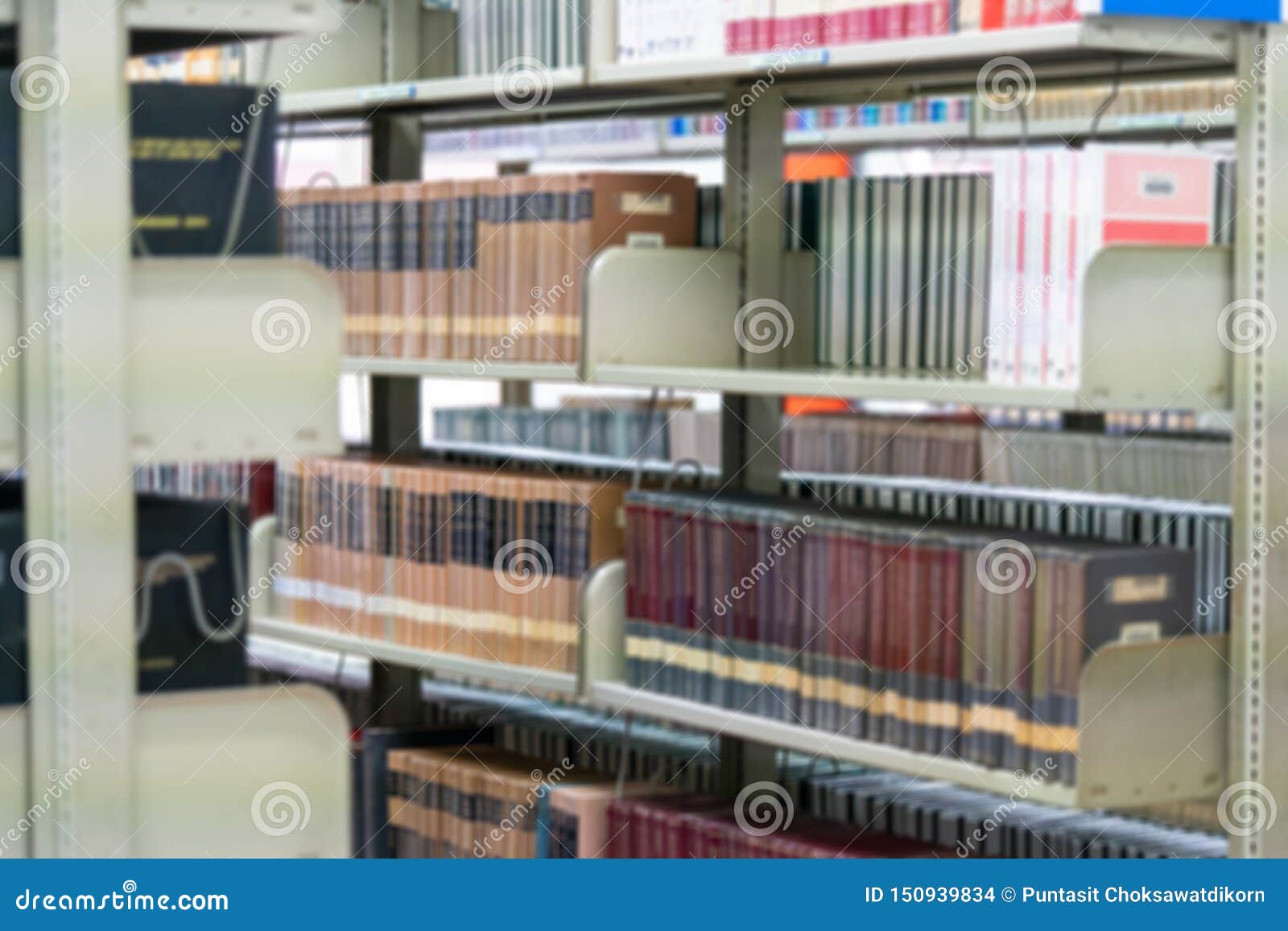 Blurred Public Library Bookshelf in Library Room Stock Photo - Image of ...