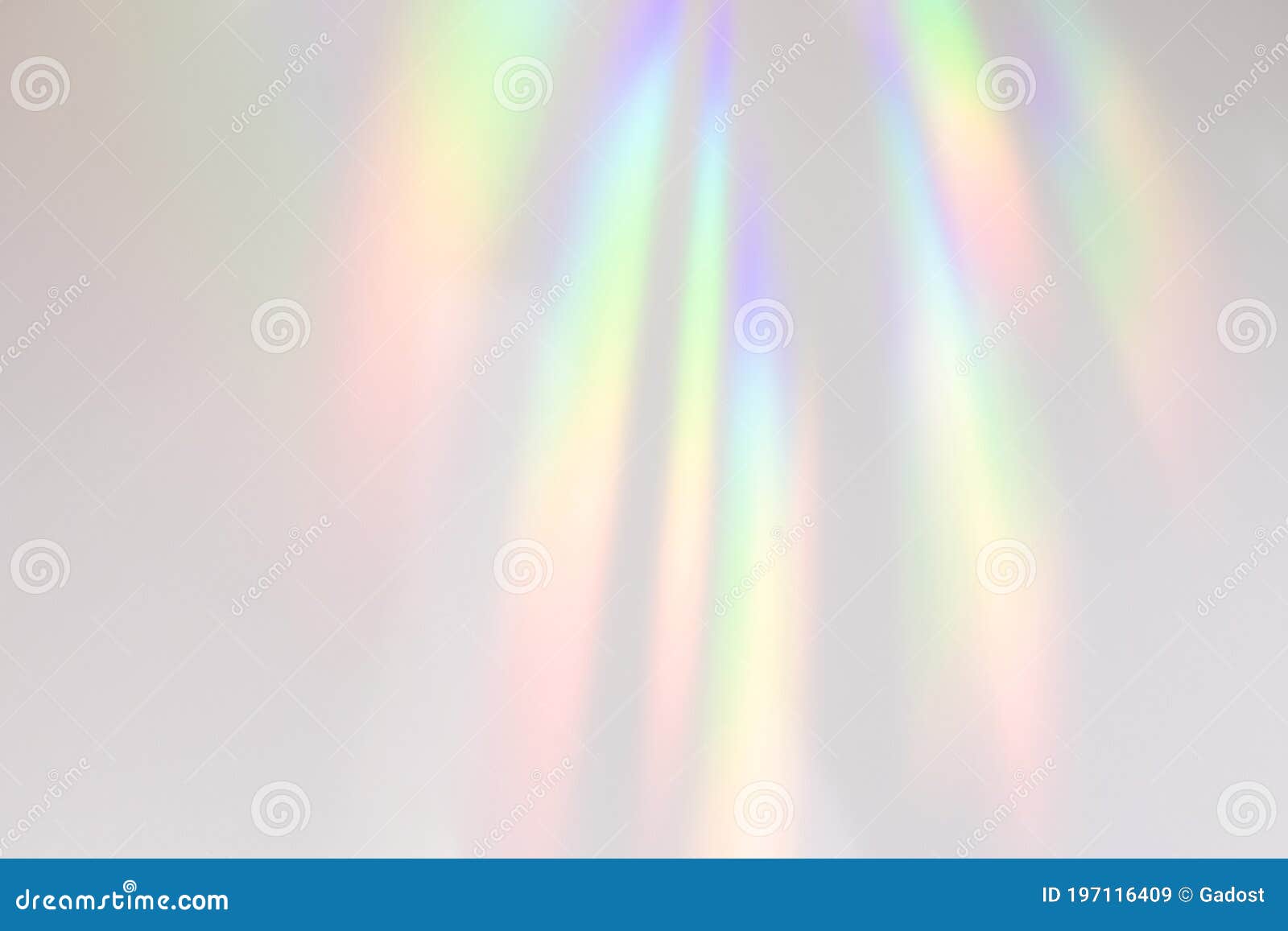 Blurred Rainbow Light Refraction Texture on White Wall Stock Image ...