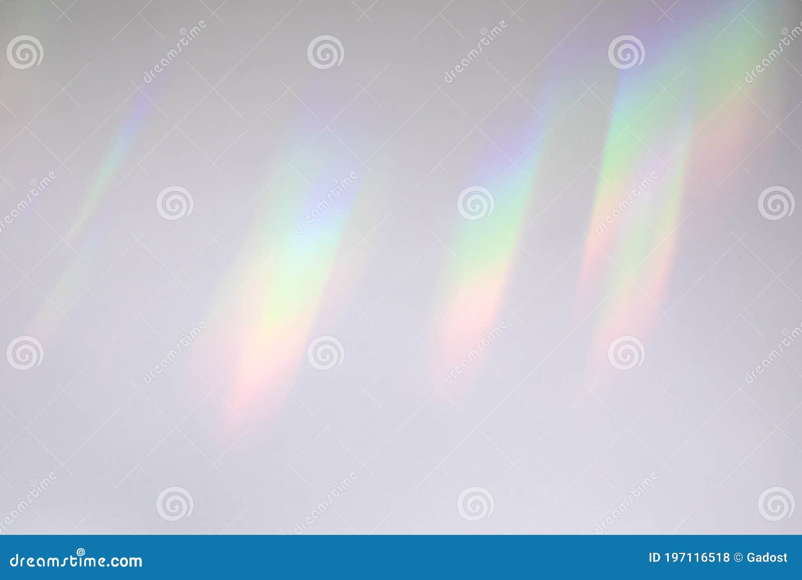 Blurred Rainbow Light Refraction Texture On White Wall Royalty-Free ...