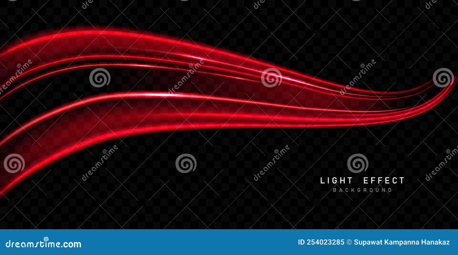 Blurred Red Neon Light Line Design Modern Abstract Vector Illustration ...