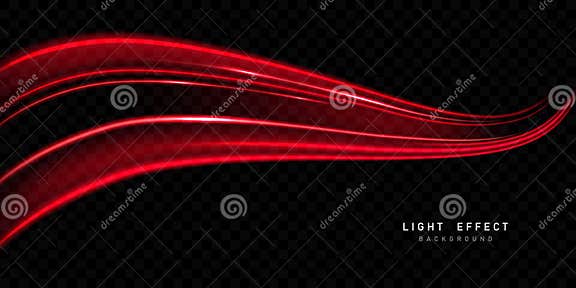 Blurred Red Neon Light Line Design Modern Abstract Vector Illustration ...