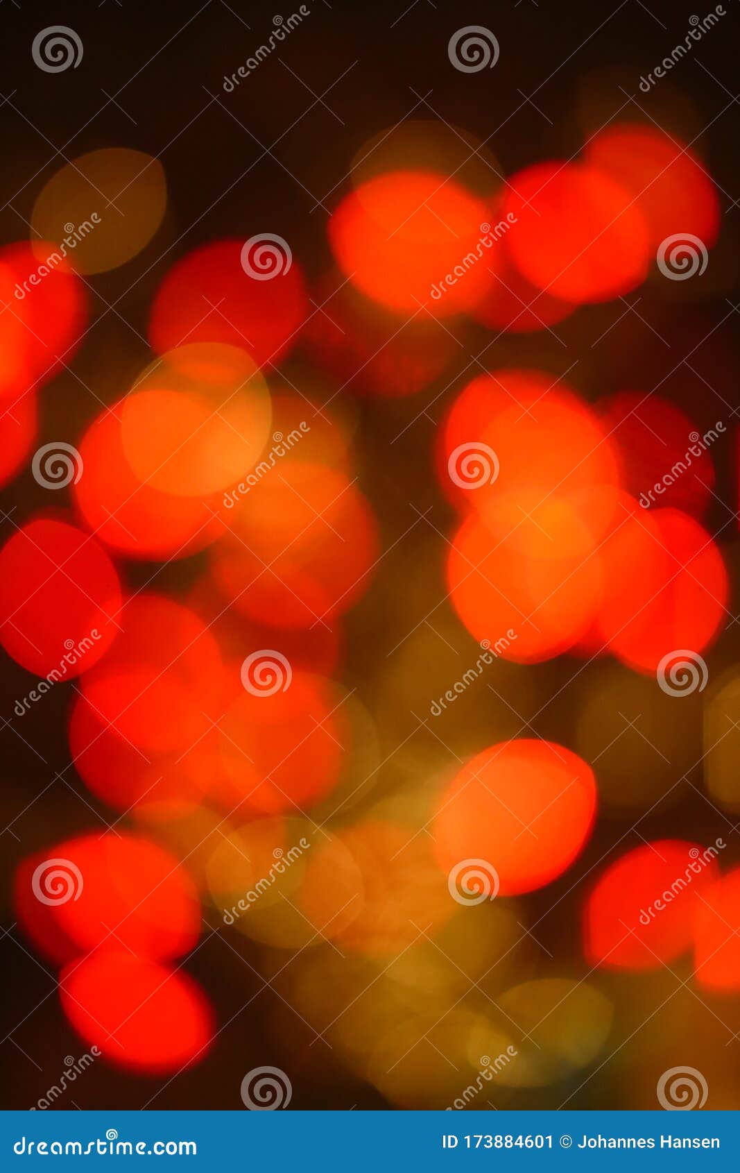 Blurred Red and Yellow Lights with Slightly Oval Shape Stock Image ...