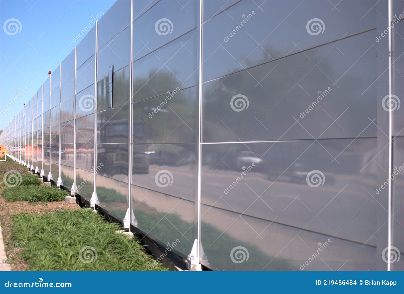 Reflections of Busy Traffic in the City. Stock Photo - Image of road ...